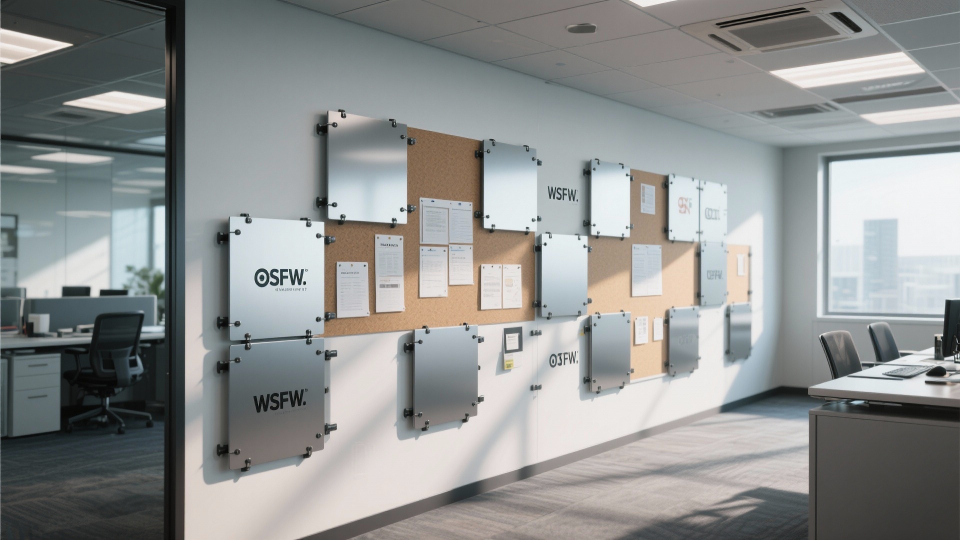 Boring Office Wall? 10 Office Bulletin Board Ideas