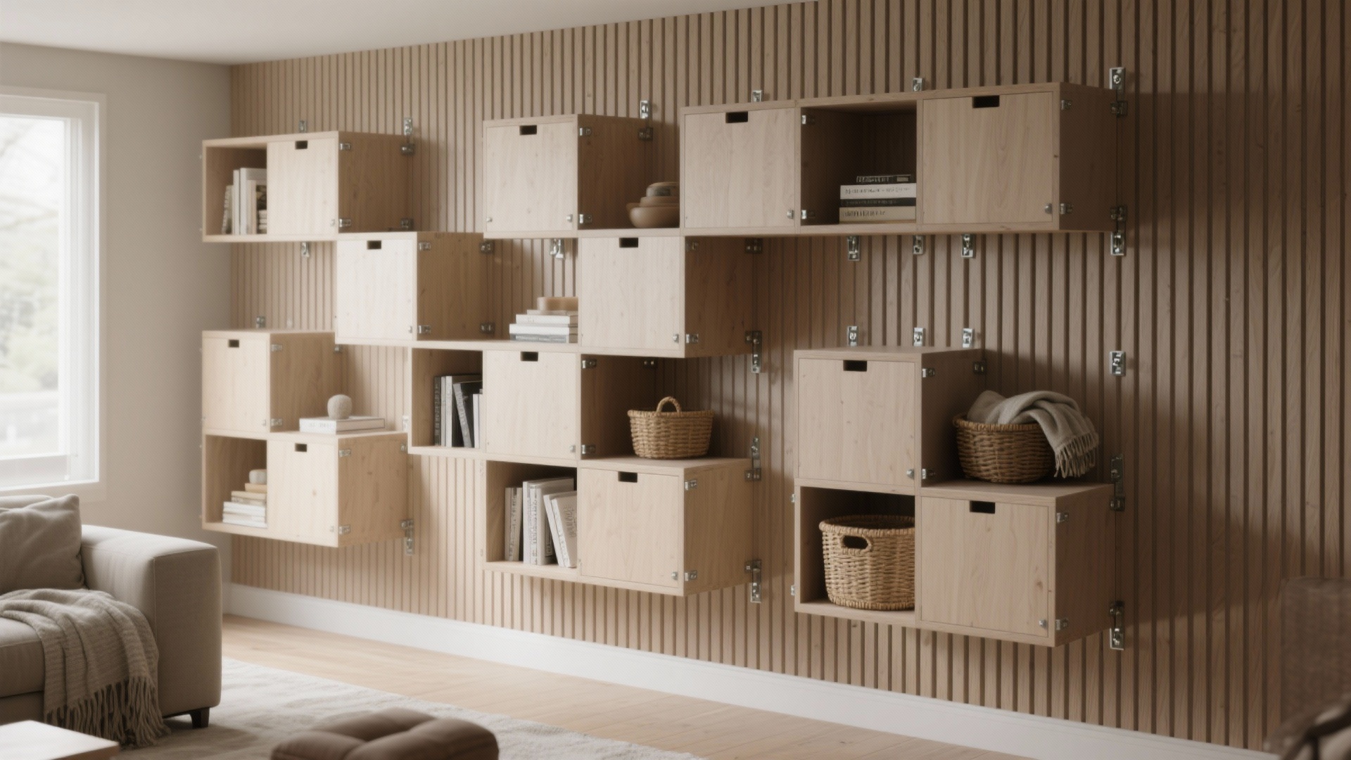 Walls Still Cluttered? 5 Slat Wall Shelf Ideas That Add Space