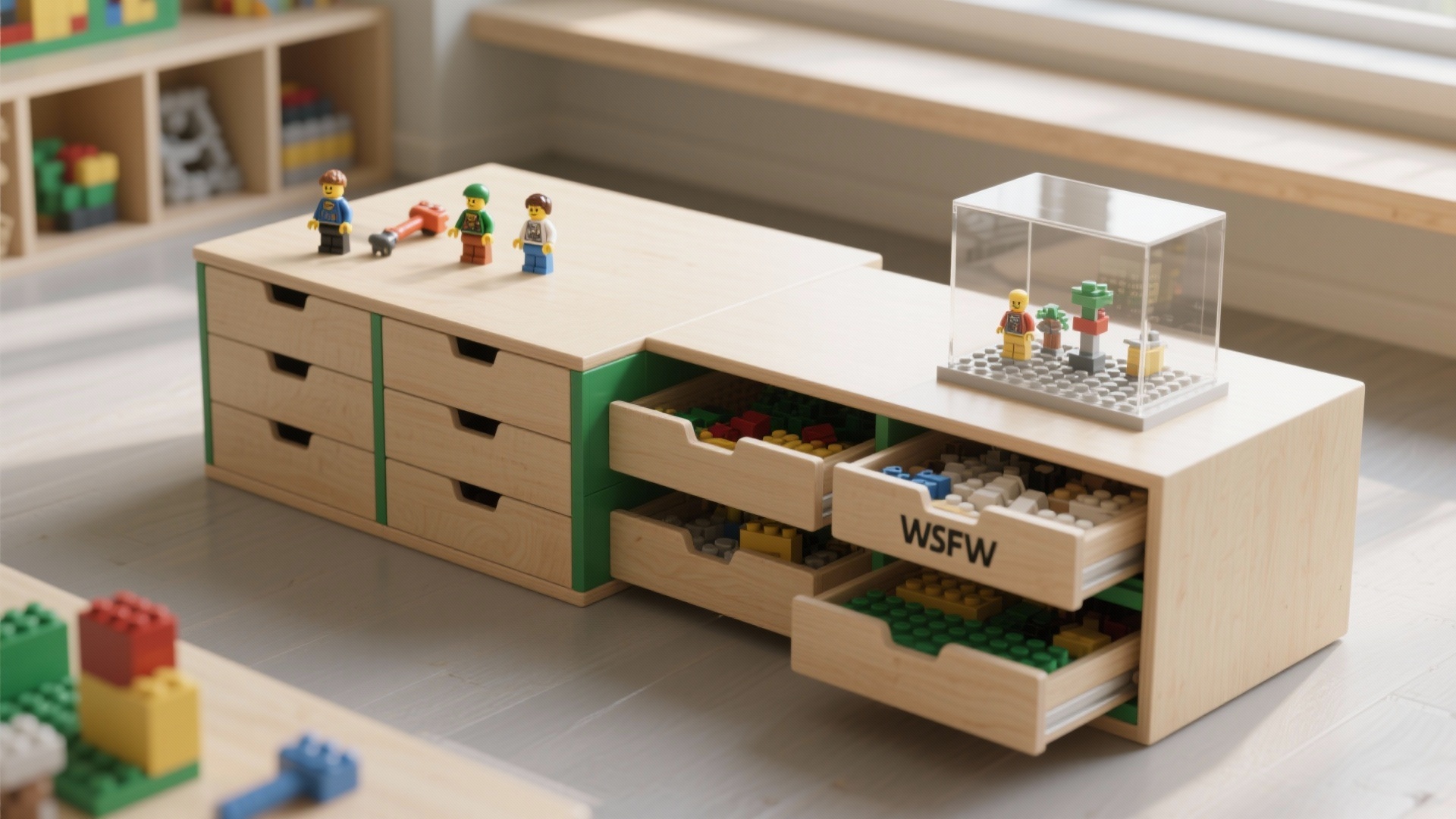 Lego Everywhere? Smart Lego Table With Storage Ideas