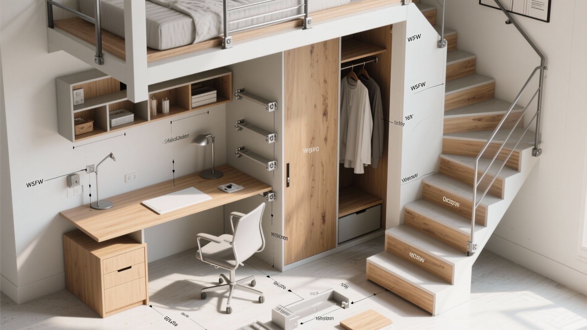 Space Saving Loft Beds: 5 Small-Room Ideas