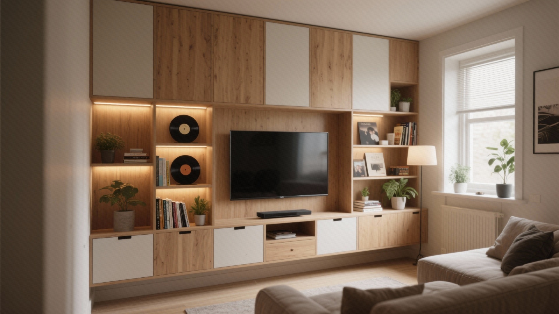 Small Living Room Feels Cluttered? 5 Wall Unit Ideas That Add Storage