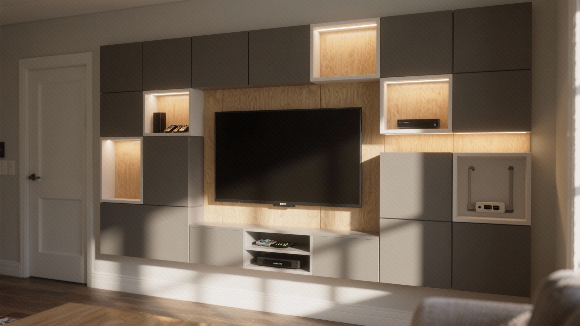 5 PVC Wall Panel Designs for LED TV Walls