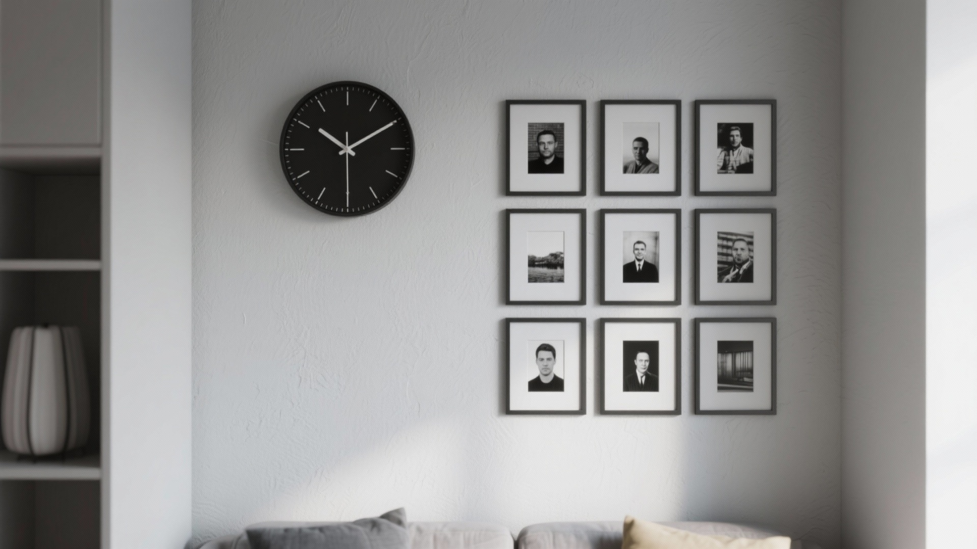 Wall Feels Empty? 5 Wall Clock With Photo Frame Ideas