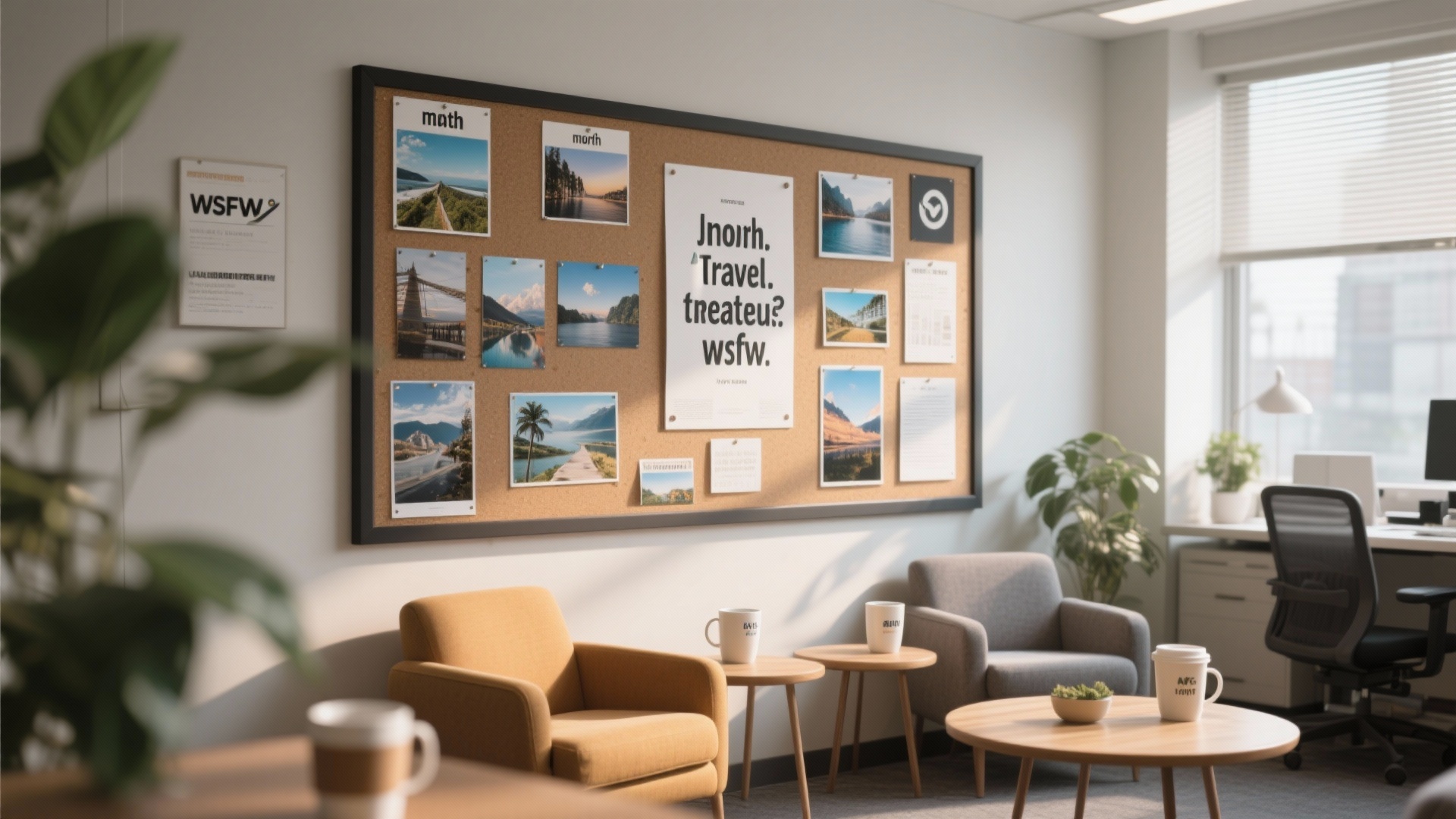 Office Bulletin Board Ideas to Fix a Boring Breakroom Wall