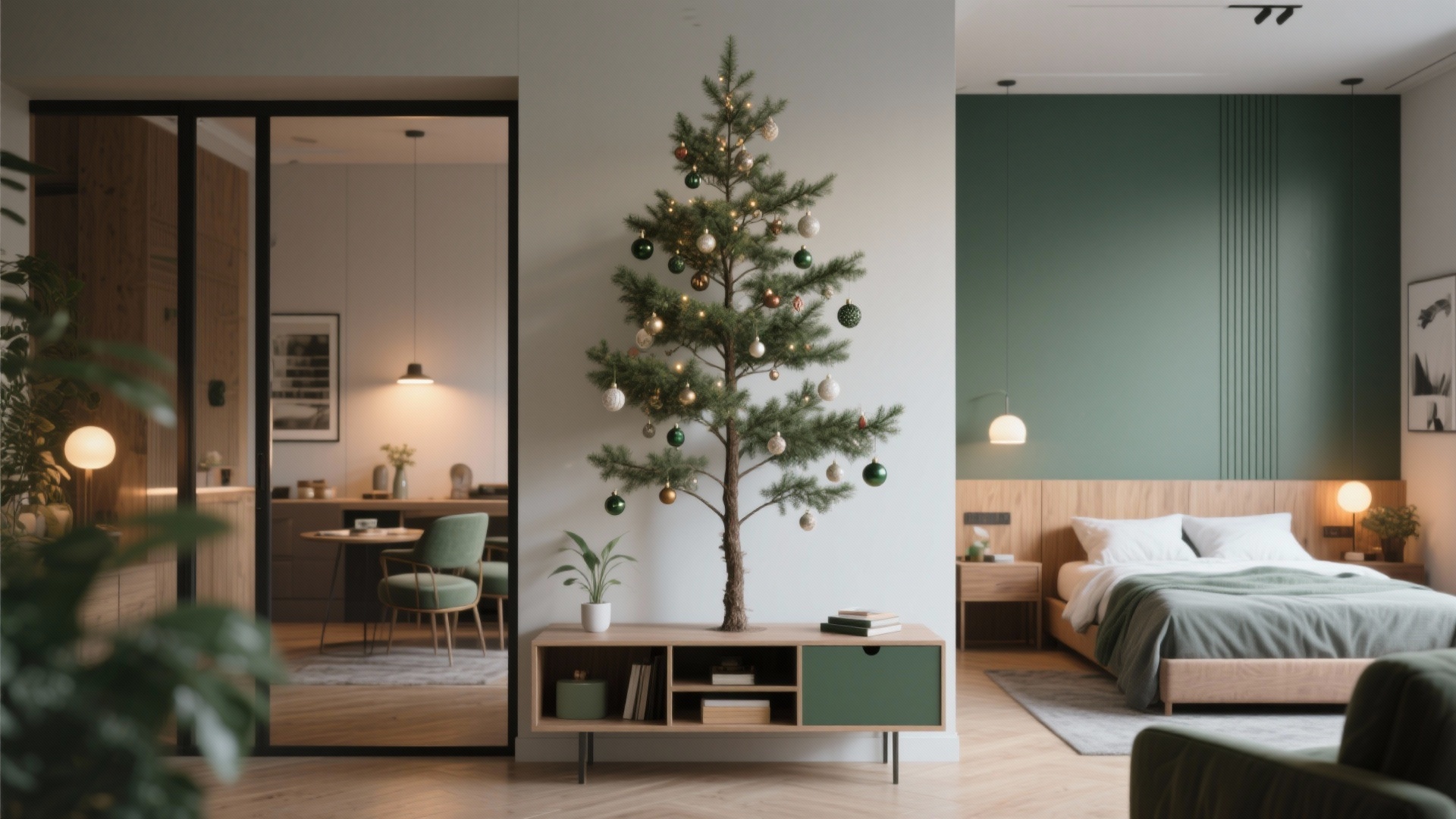 No Space? Christmas Tree in Small Living Room – 10 Spots