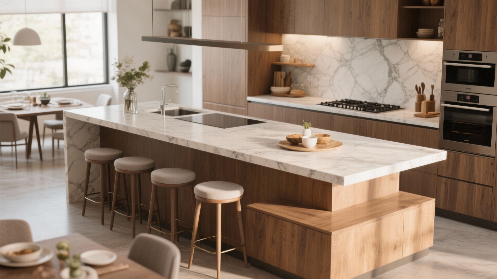 5 Kitchen Island Ideas with Seating