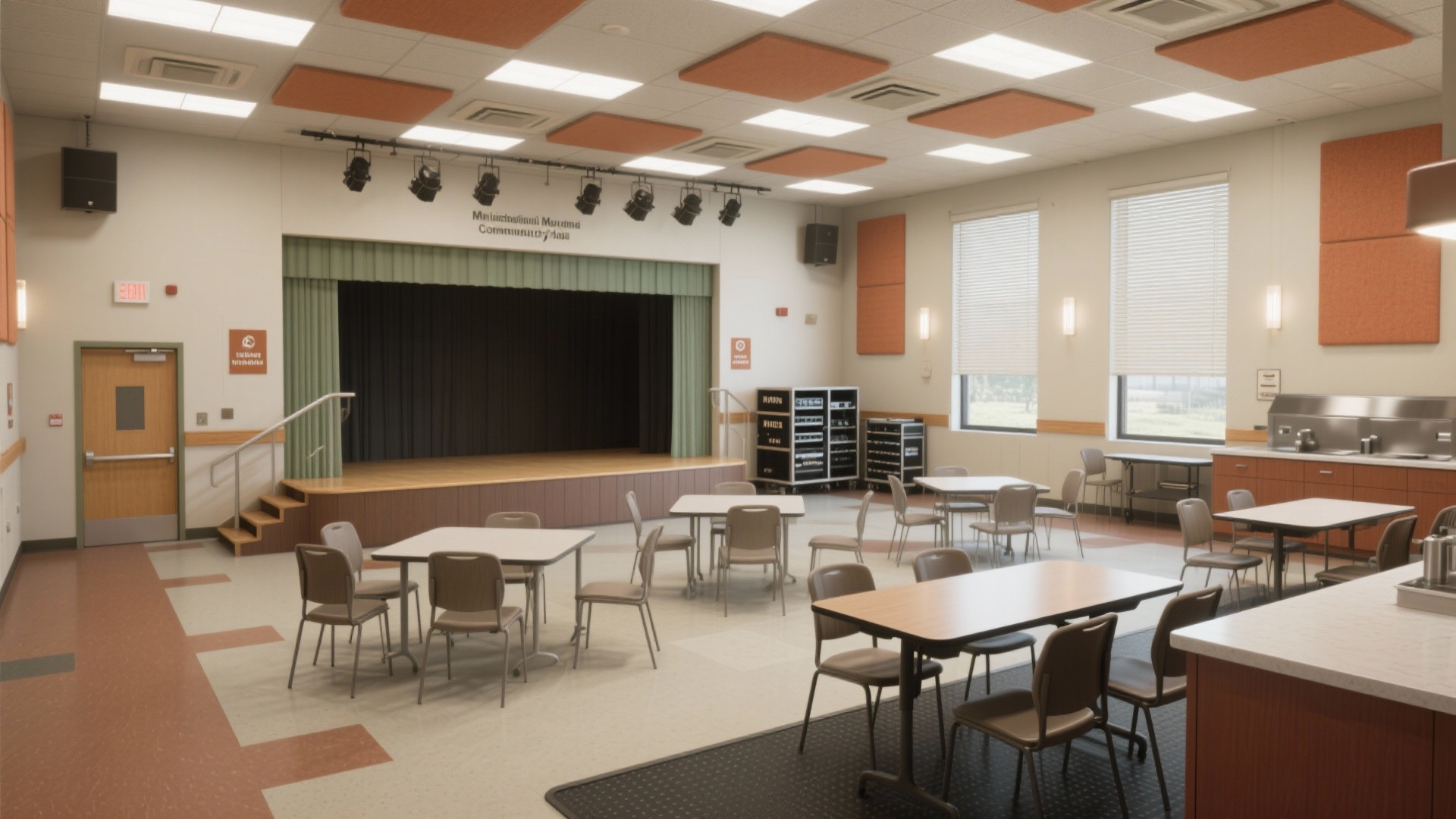 Municipal Community Hall Design: Maximizing Space & Utility