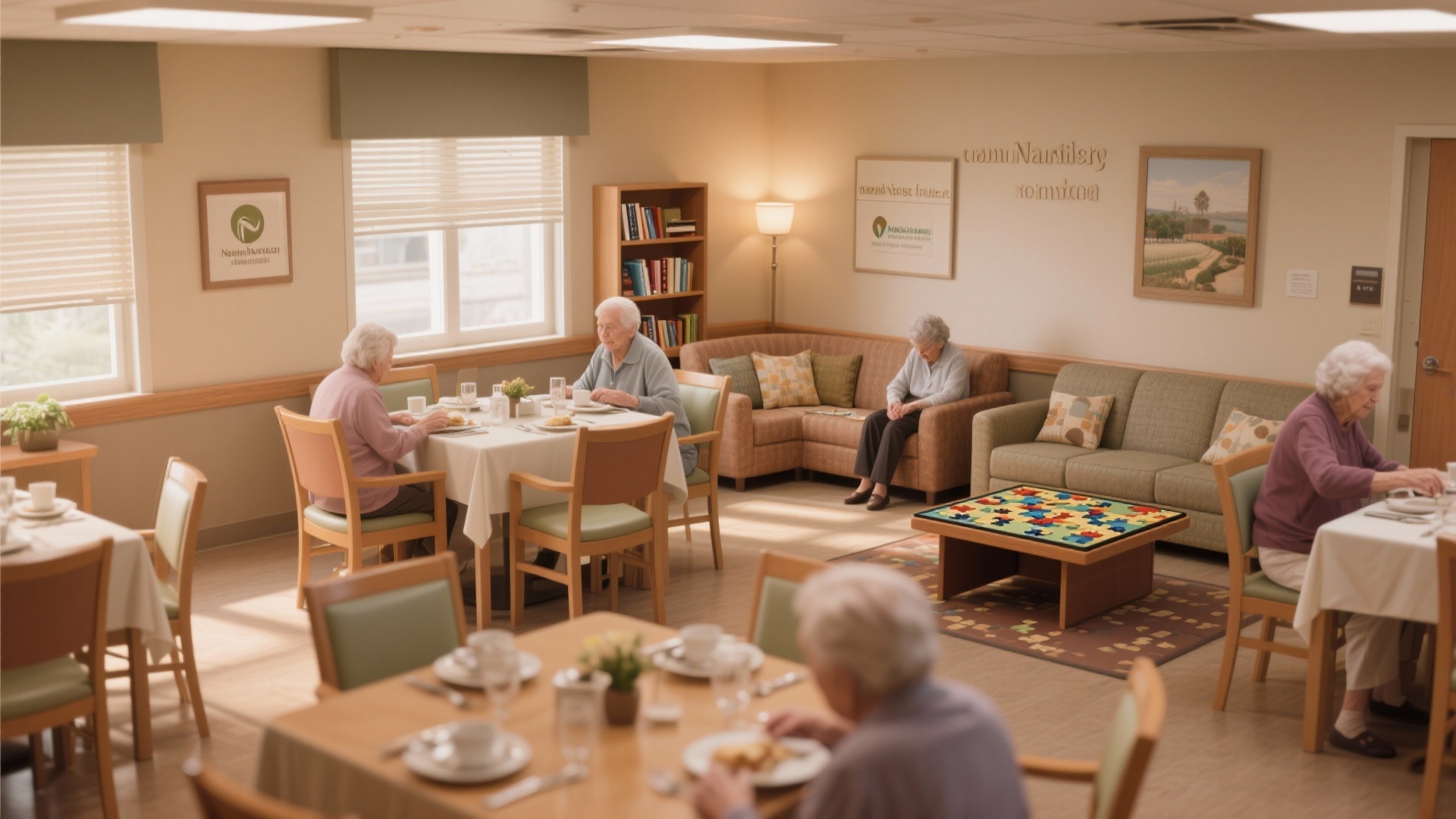 Nursing Home Dining Room Feels Cold? 10 Design Ideas