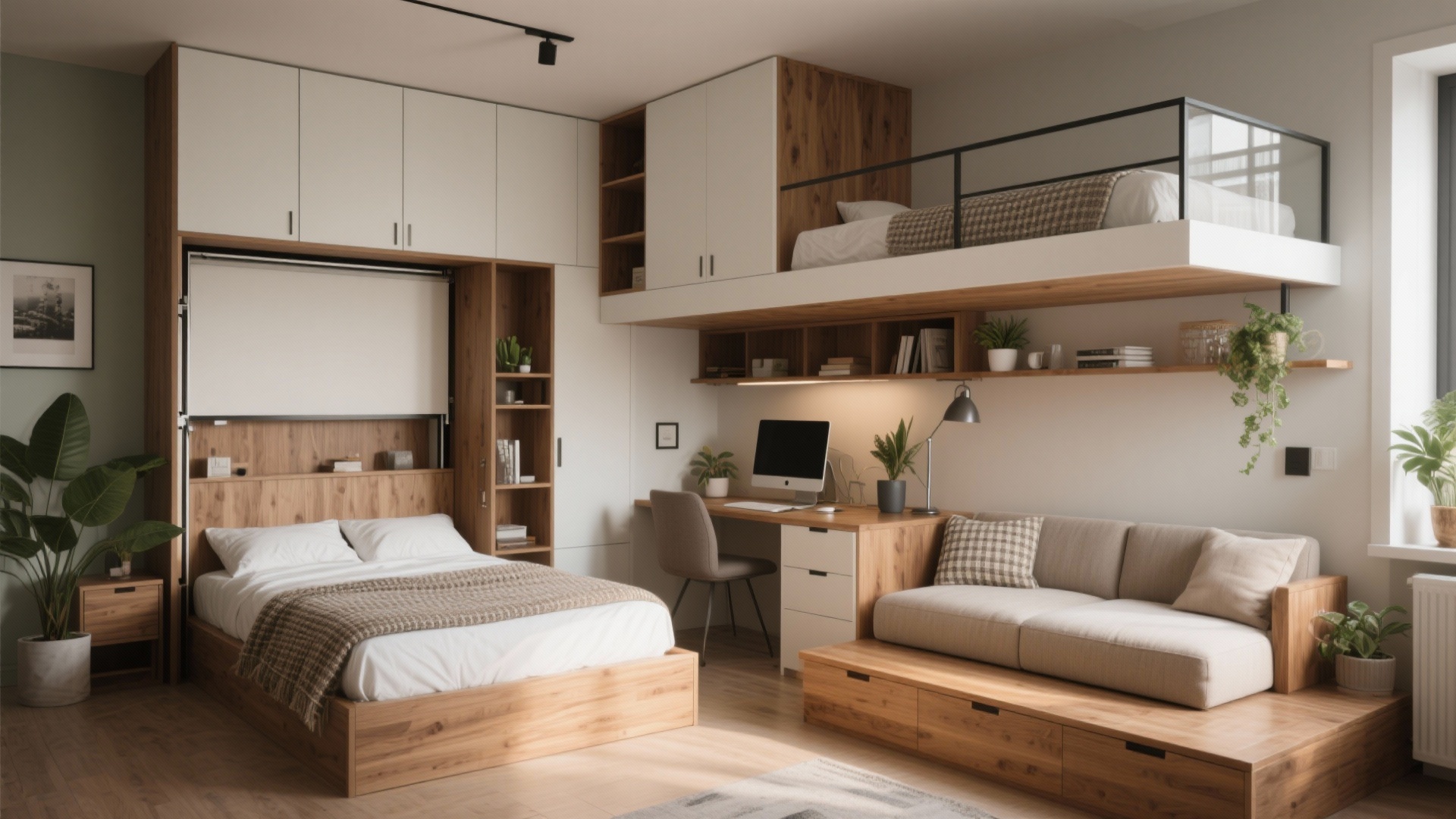 Small Bedroom, No Storage? 5 Multifunctional Bed Ideas