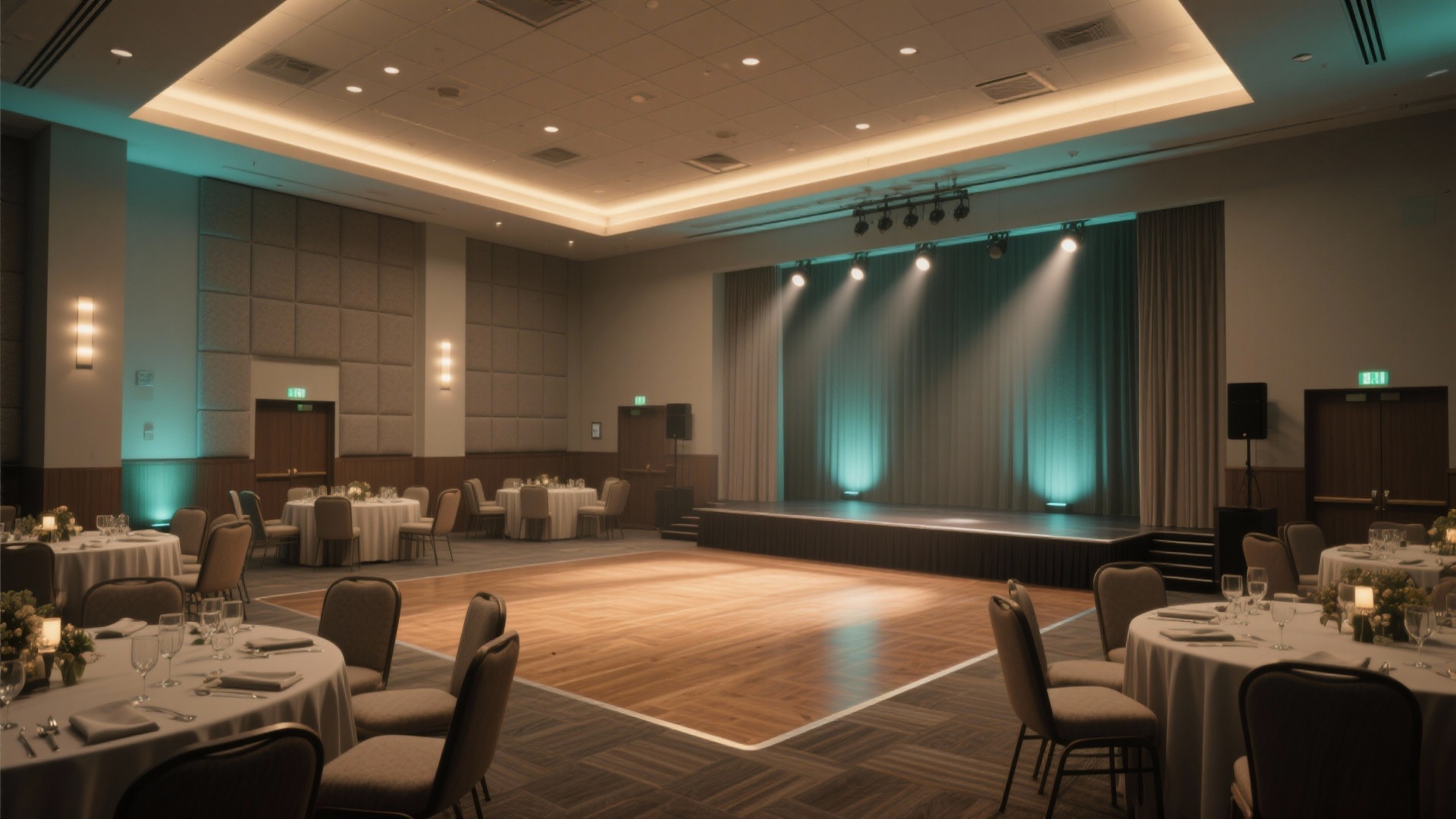 Multipurpose Hall Design: Fix Echo, Lighting, Layout