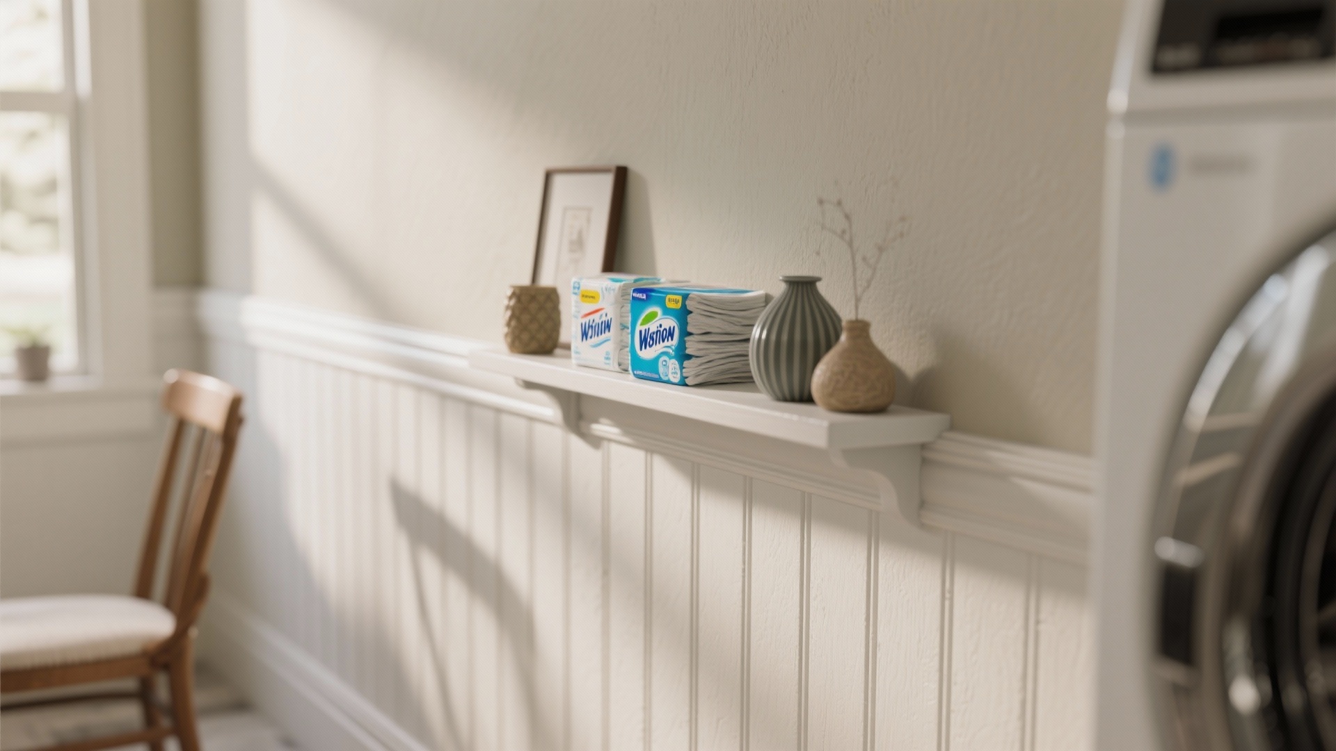Laundry Room Walls Getting Scuffed? 10 Chair Rail Ideas