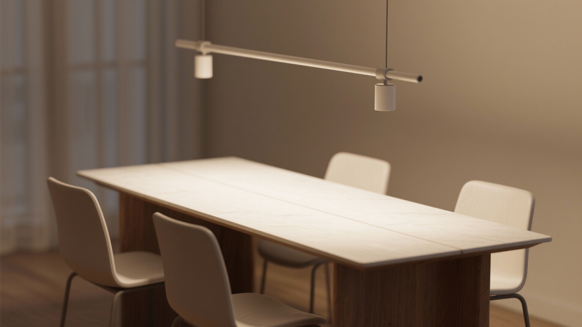 Track lights dining room: 5 practical ideas