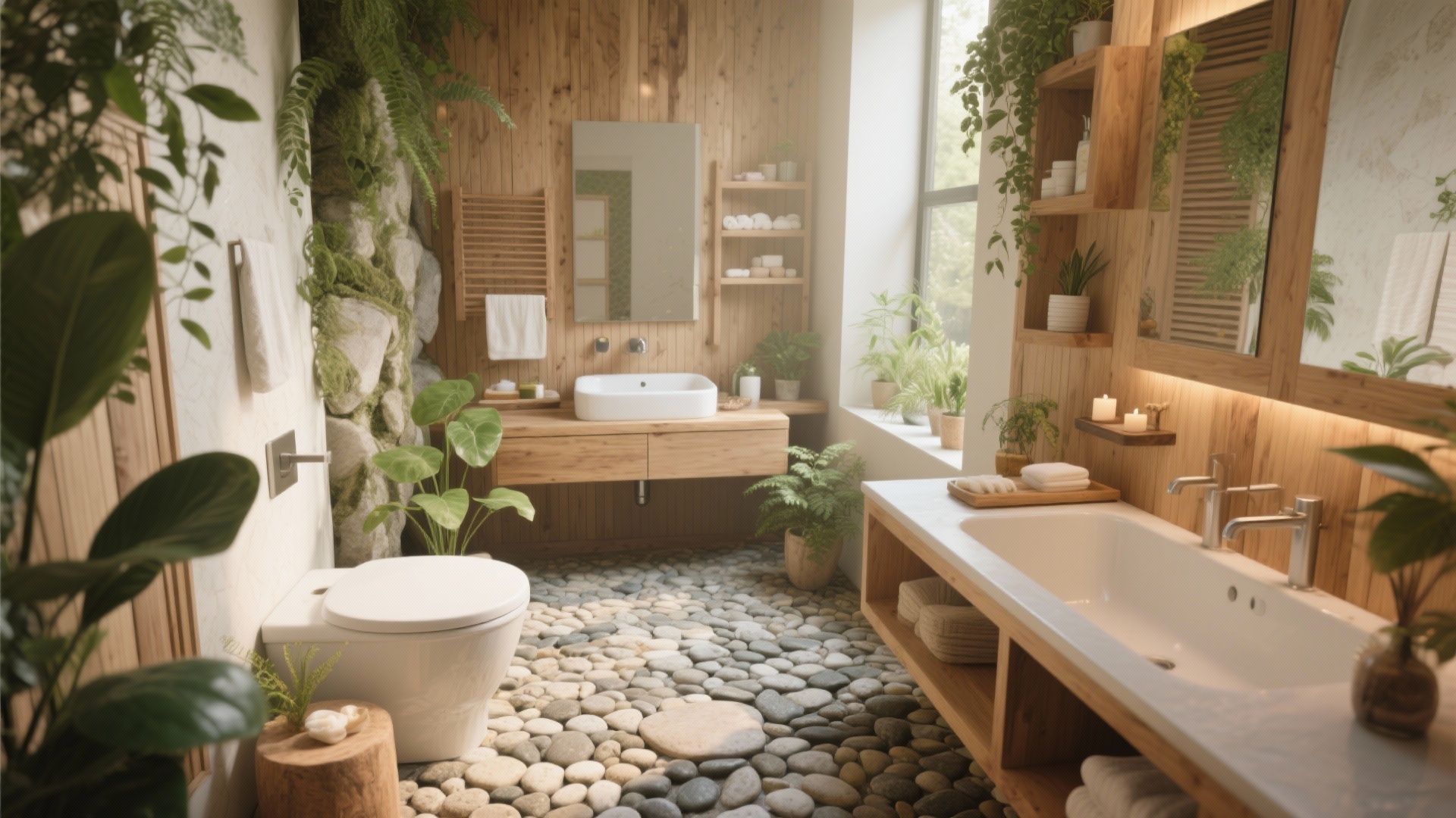 10 Natural Bathroom Ideas for a Relaxing Space