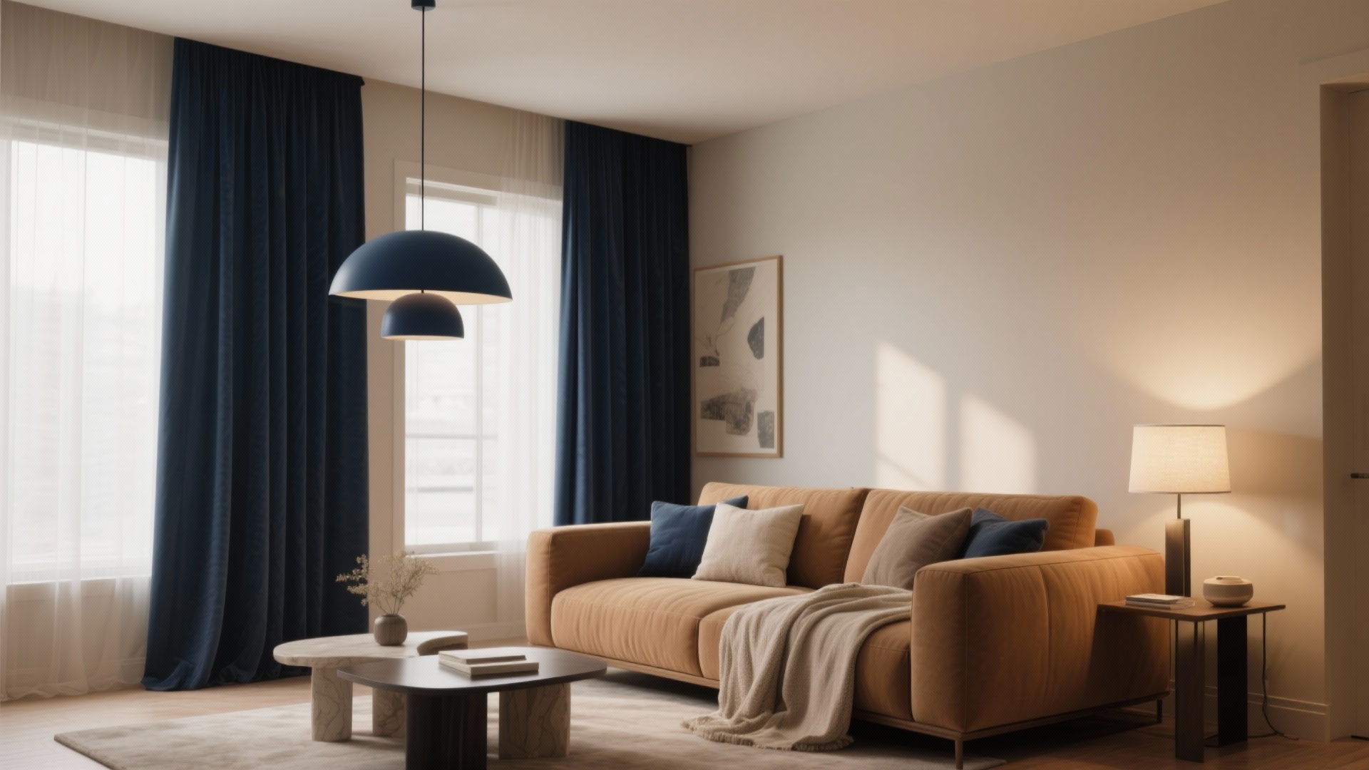 Brown Blue Living Room Decor: 5 Ideas