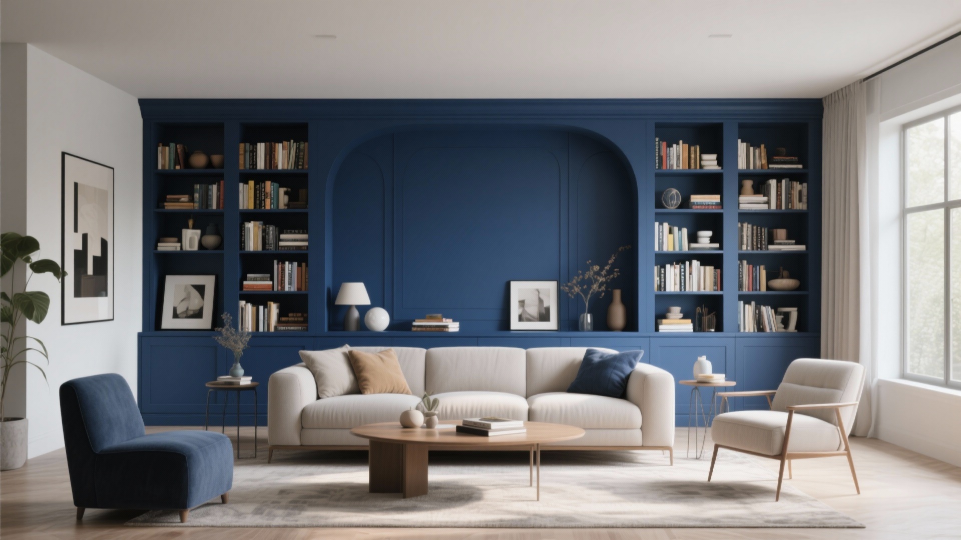 10 Navy Living Room Ideas for a Modern & Cozy Home