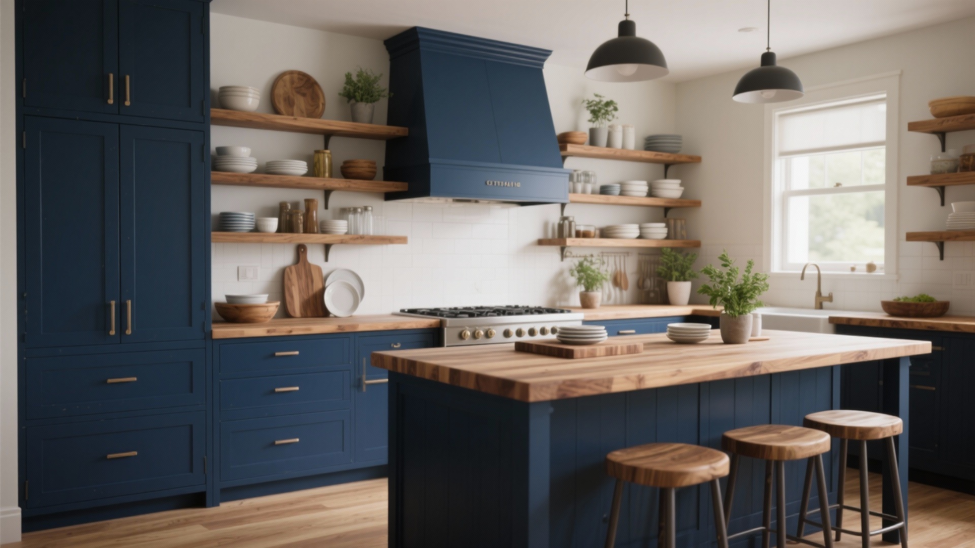 Deep Blue Kitchen Cabinets — 5 Design Ideas