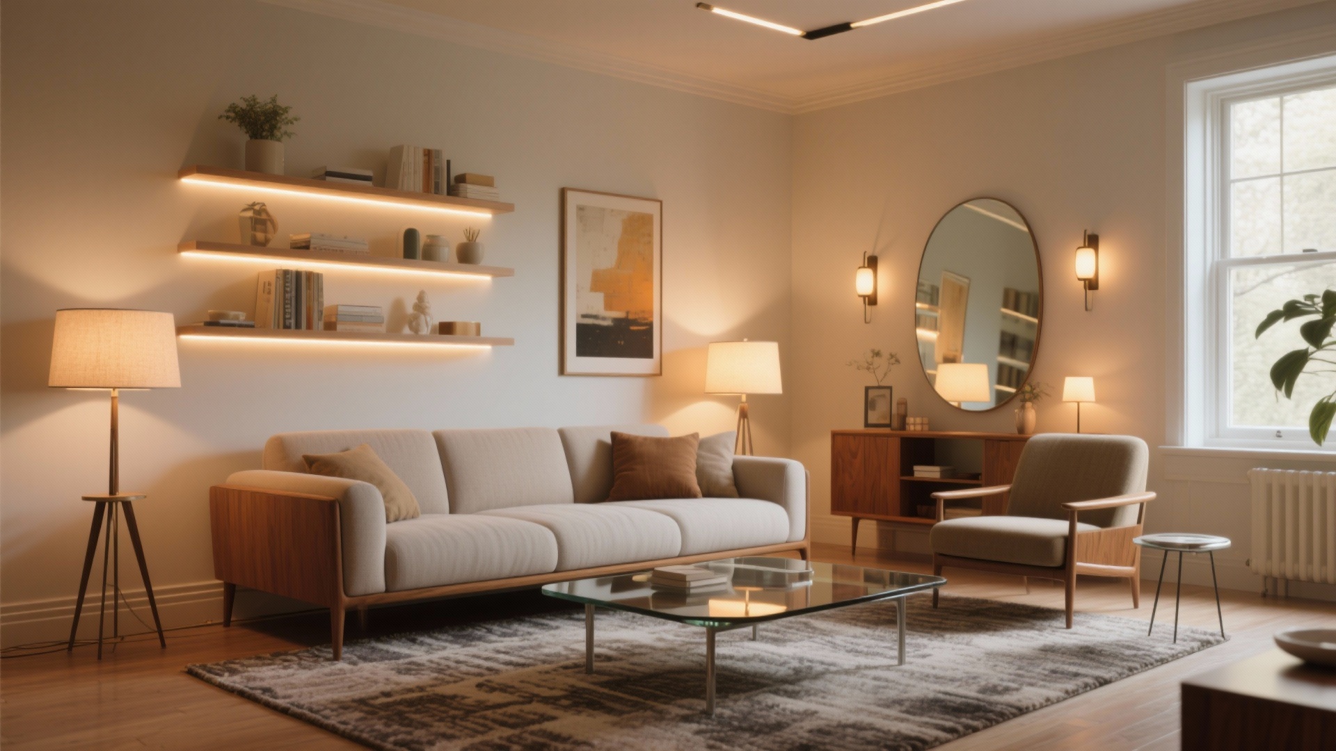 Living Room Ideas Without Ceiling Light — 5 Tips