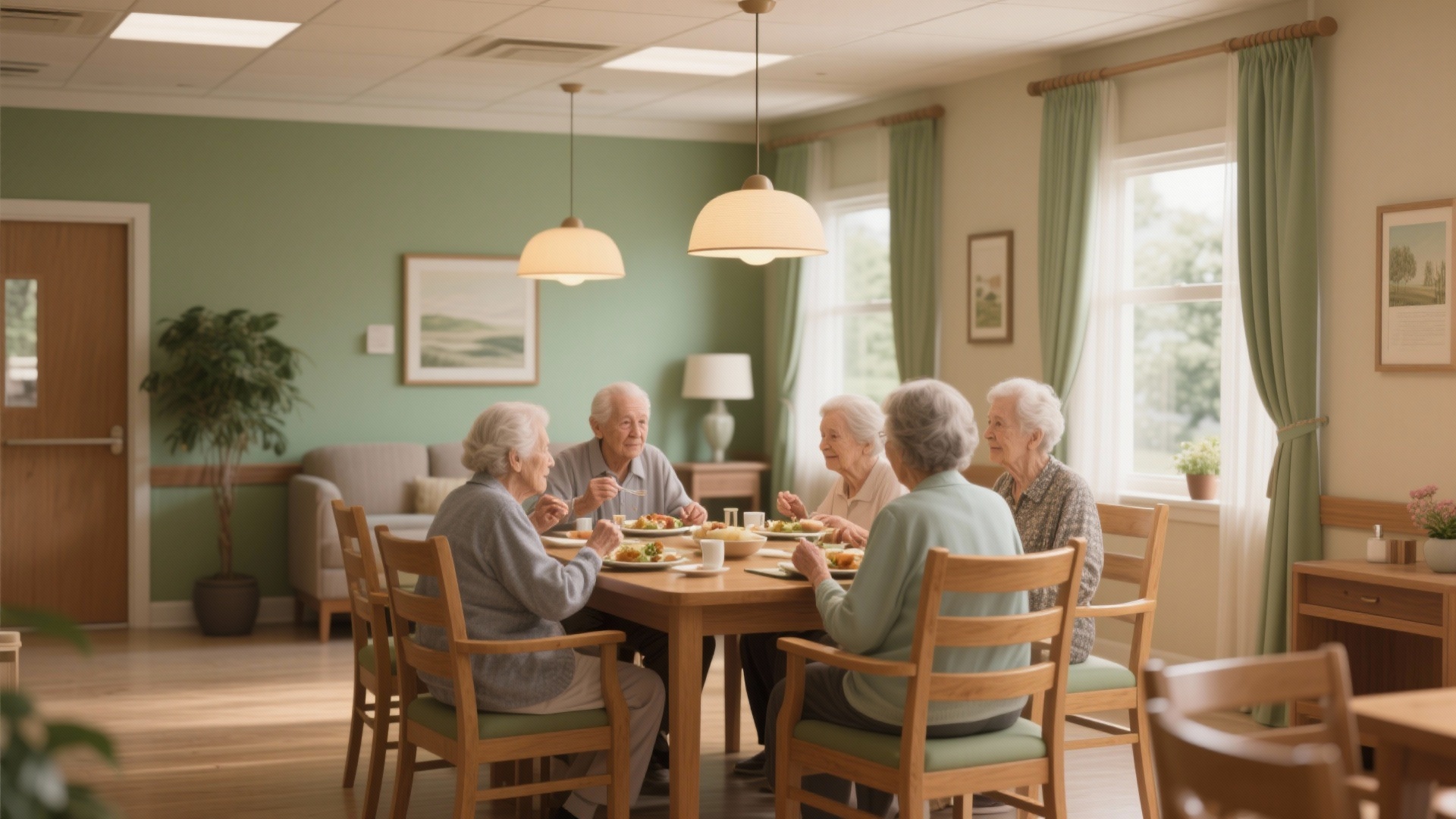 Nursing Home Dining Room Feels Cold? 10 Design Ideas
