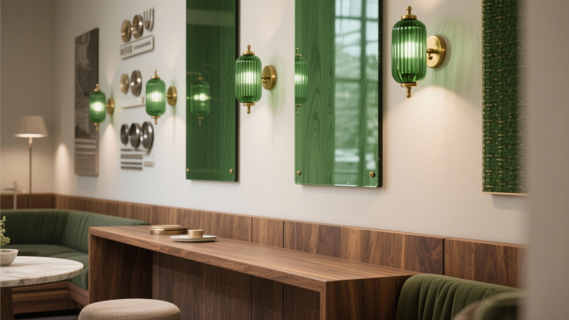Small Room Feels Flat? Green Glass Wall Lights (5 Ideas)