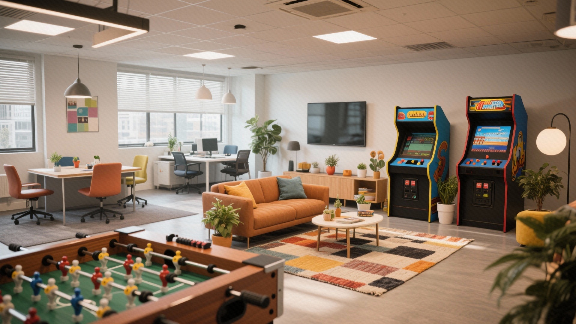 Office Too Small for Fun? 10 Office Game Room Ideas