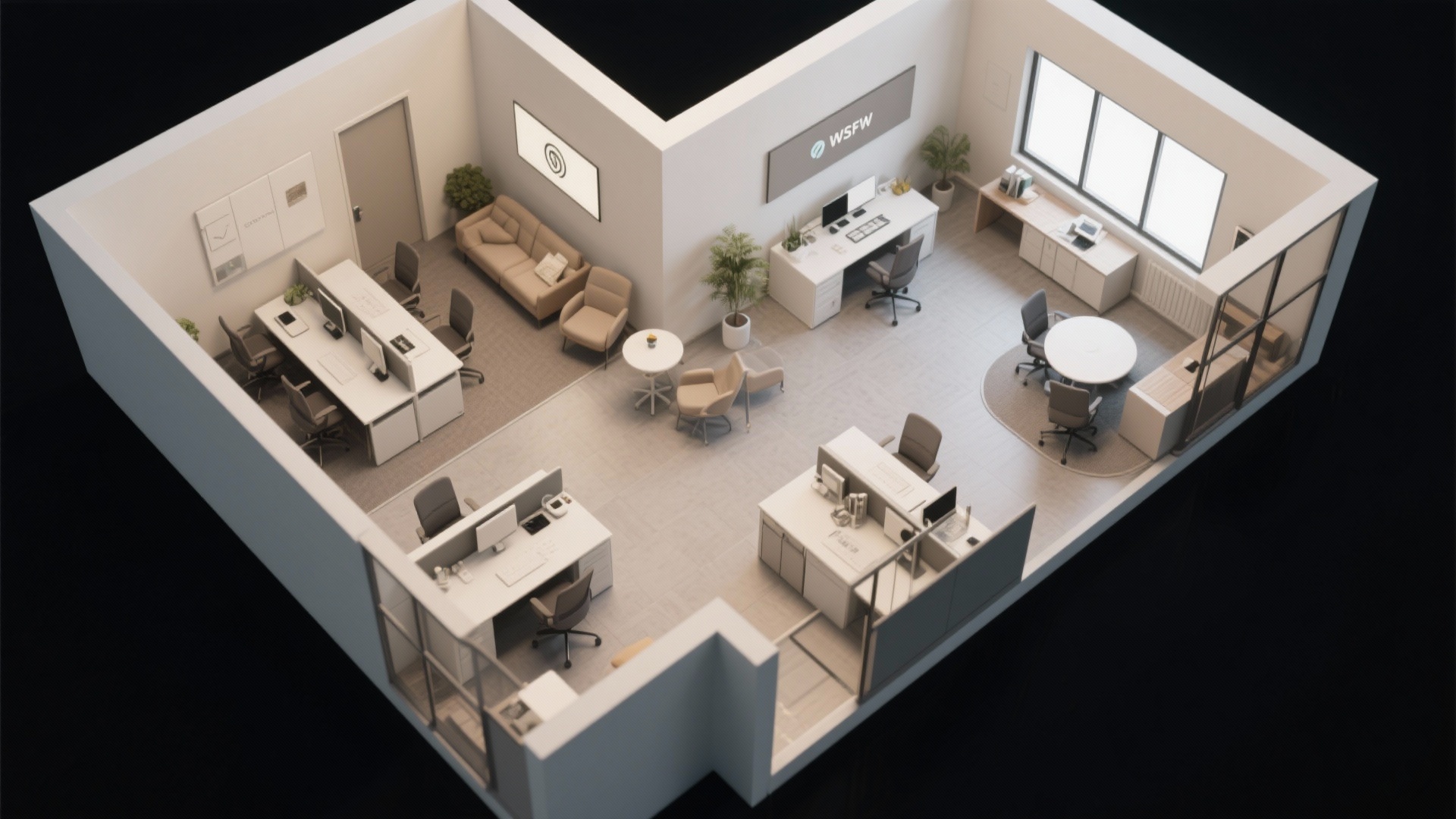 10 Windowless Office Ideas to Brighten Your Workspace