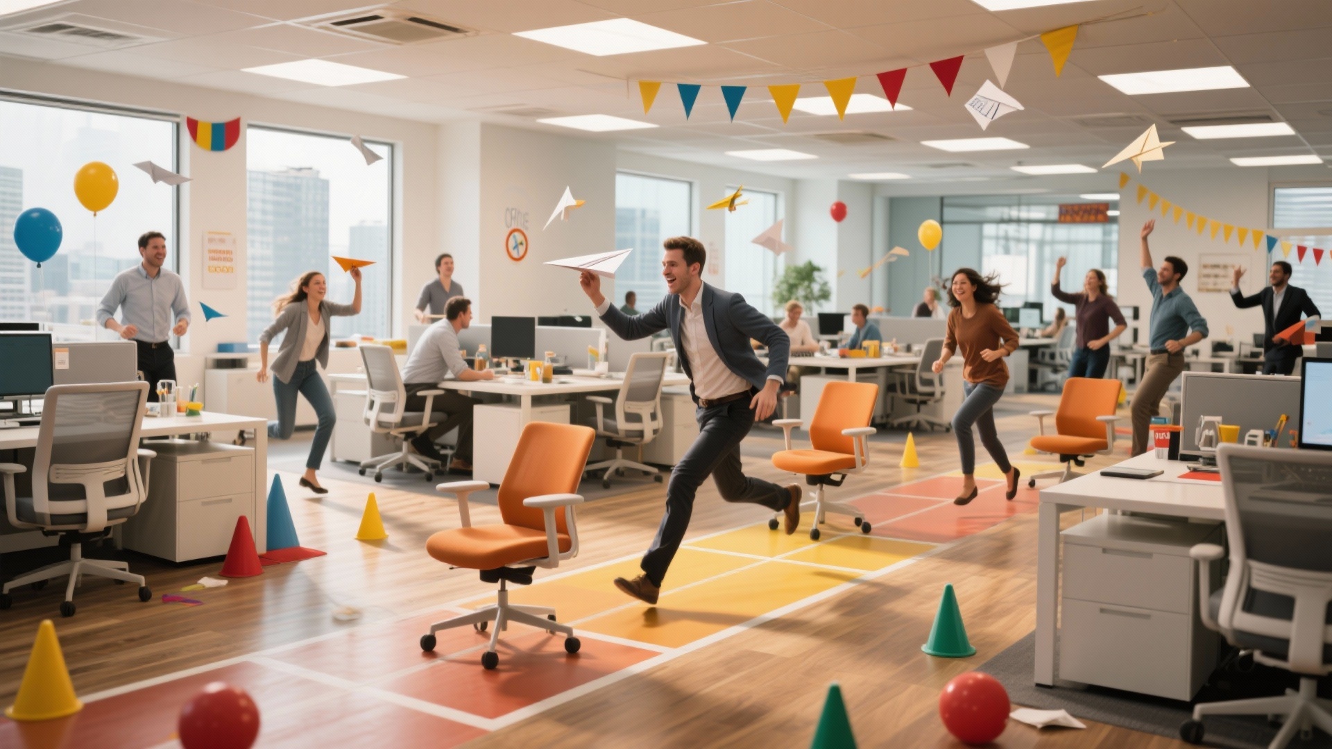 Team Bored? 5 Office Olympics Ideas for Small Workspaces