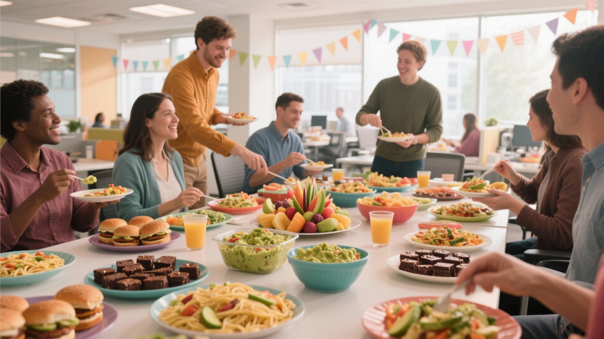 10 Easy Office Potluck Ideas for Work