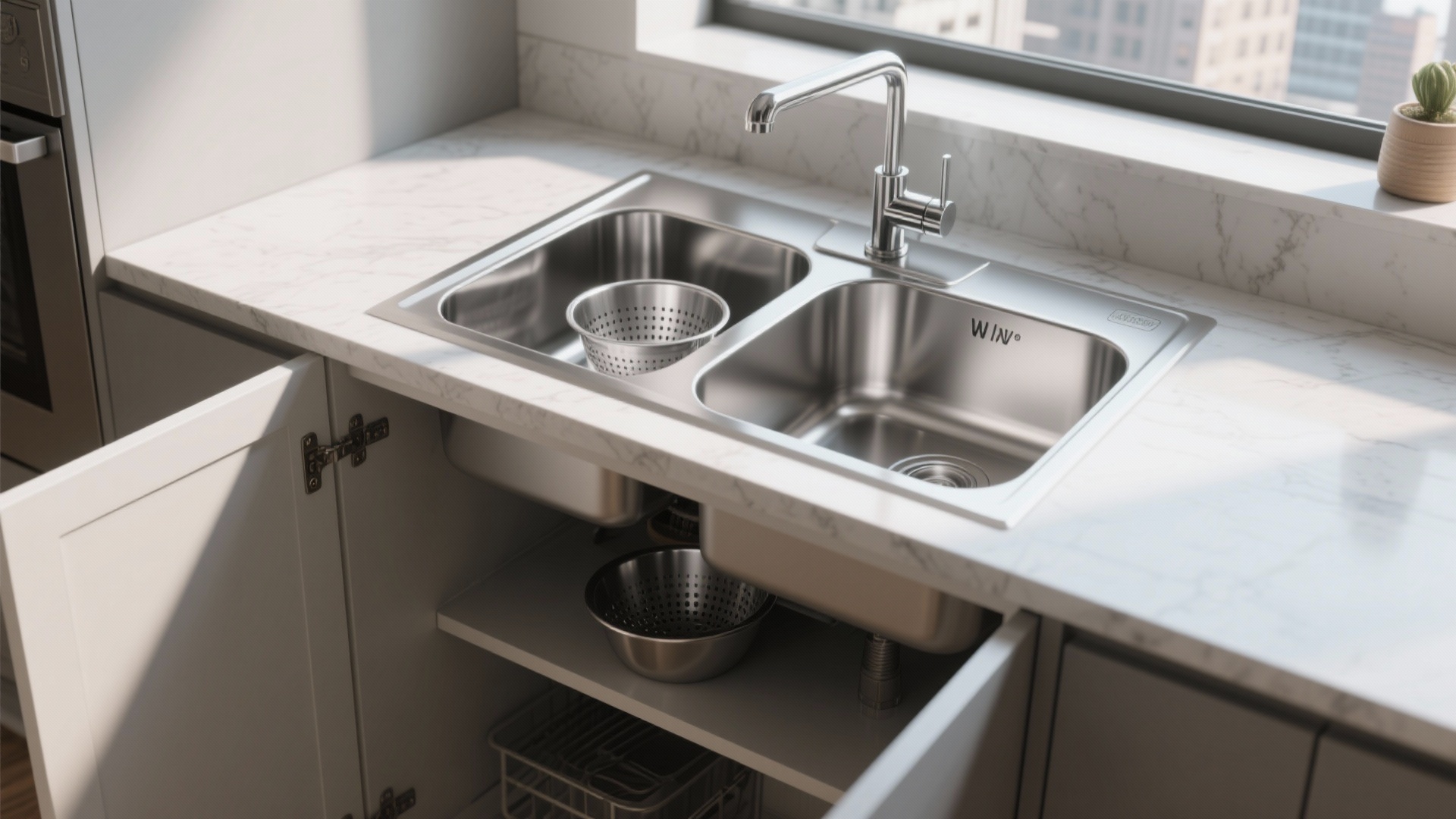 Small Kitchen Sink Sizes: 5 Space-Saving Ideas