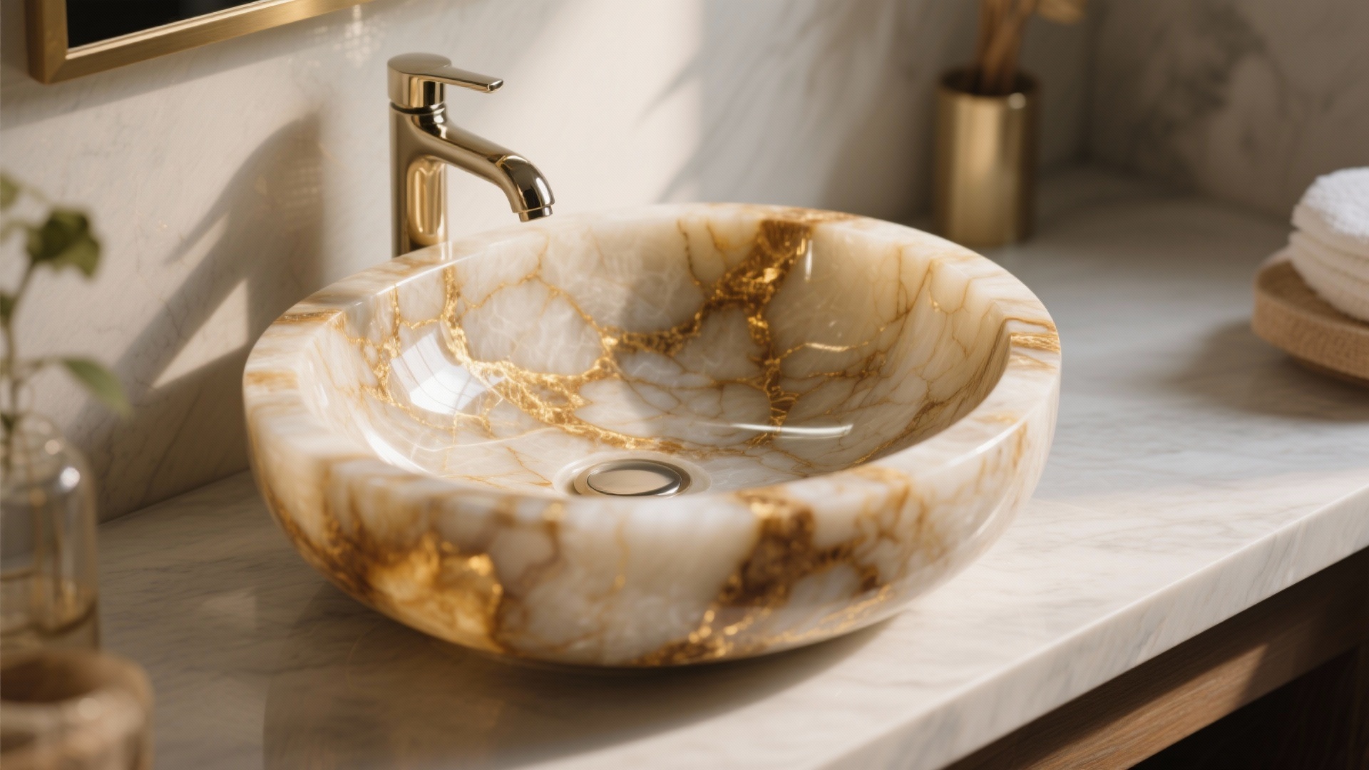 Bathroom Feels Plain? 10 Onyx Bathroom Ideas That Add Drama