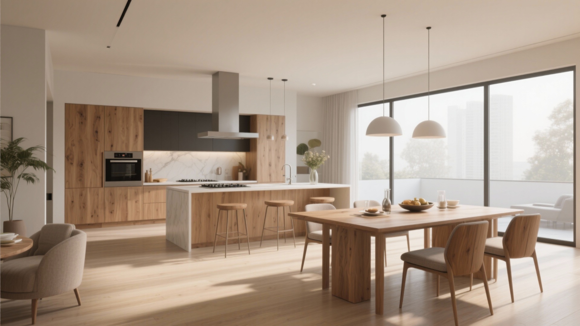 5 Combined Kitchen Dining Room Ideas