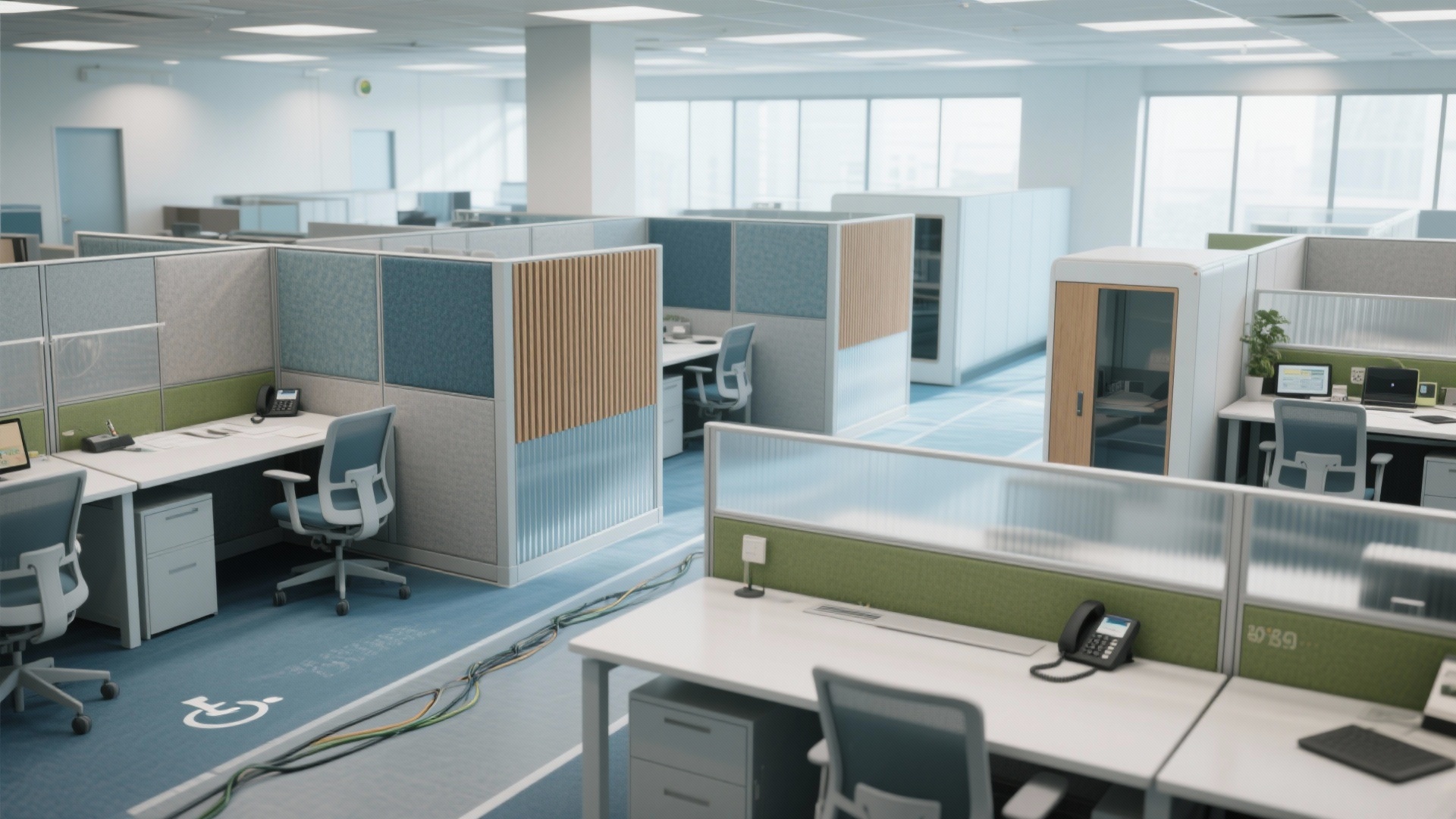 Open Office Too Noisy? DIY Cubicle Walls That Add Privacy