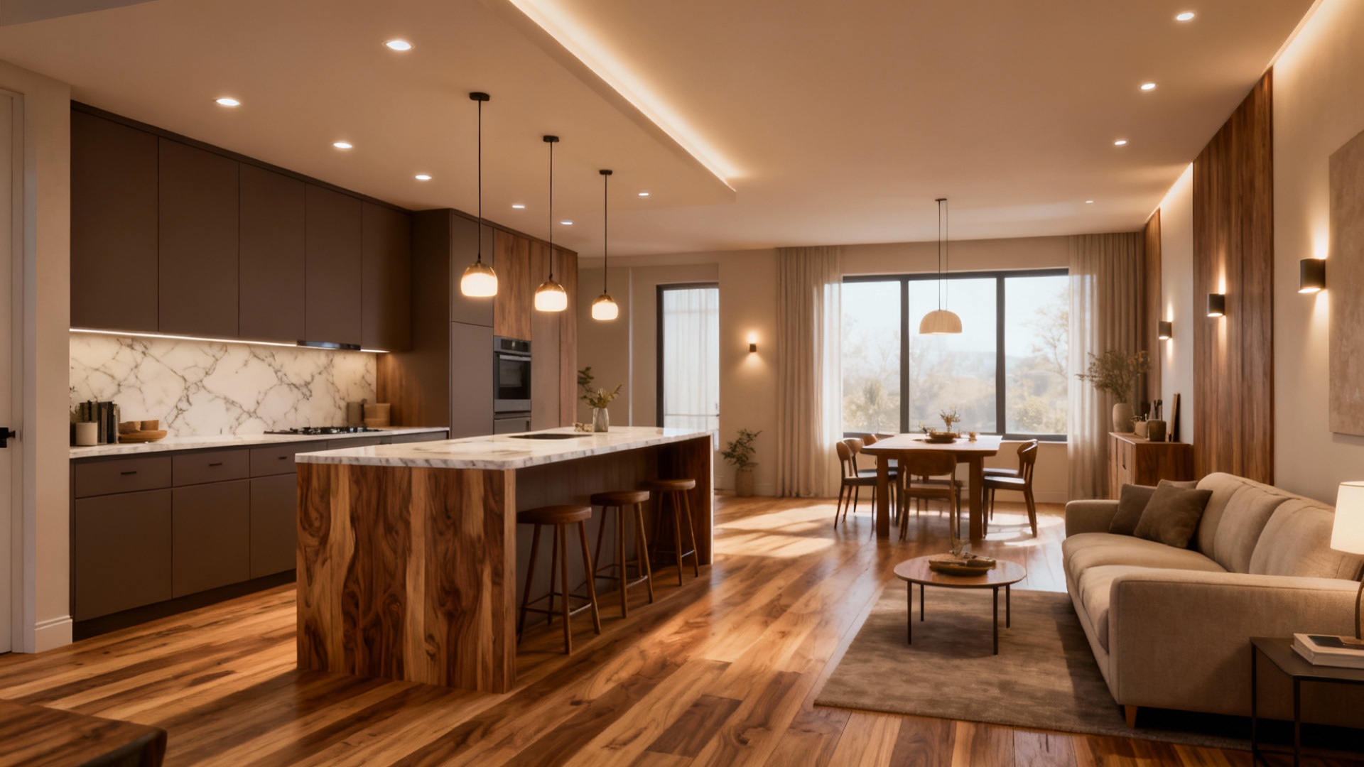 Open Wall Between Kitchen and Living Room — 5 Ideas