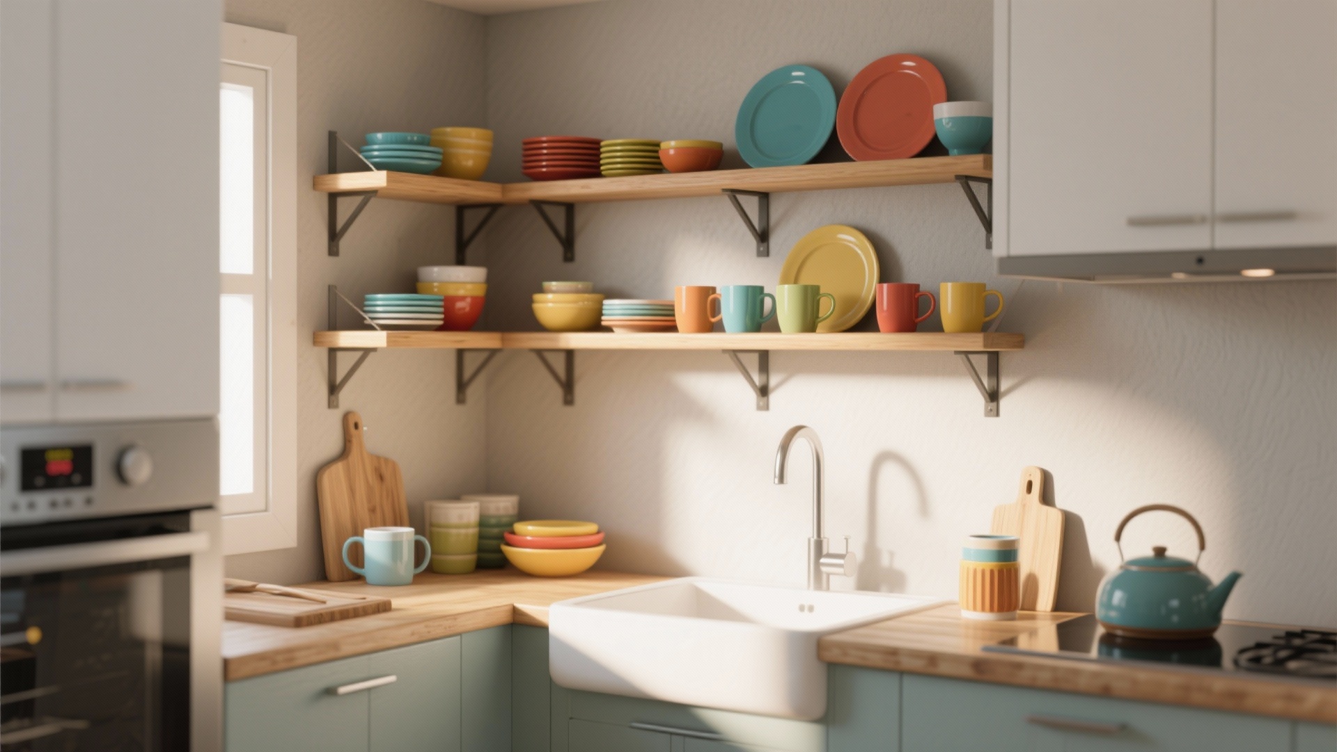 10 Bright Coloured Kitchen Ideas for a Bold Makeover