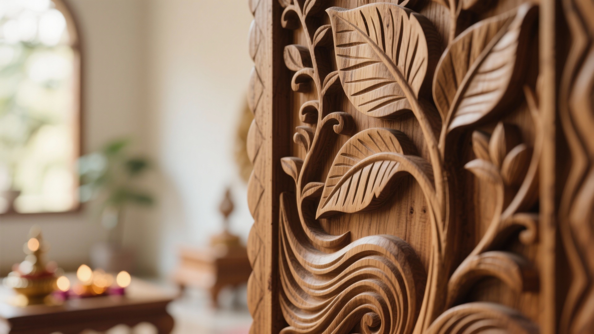 10 Pooja Room Carving Designs for Small Spaces