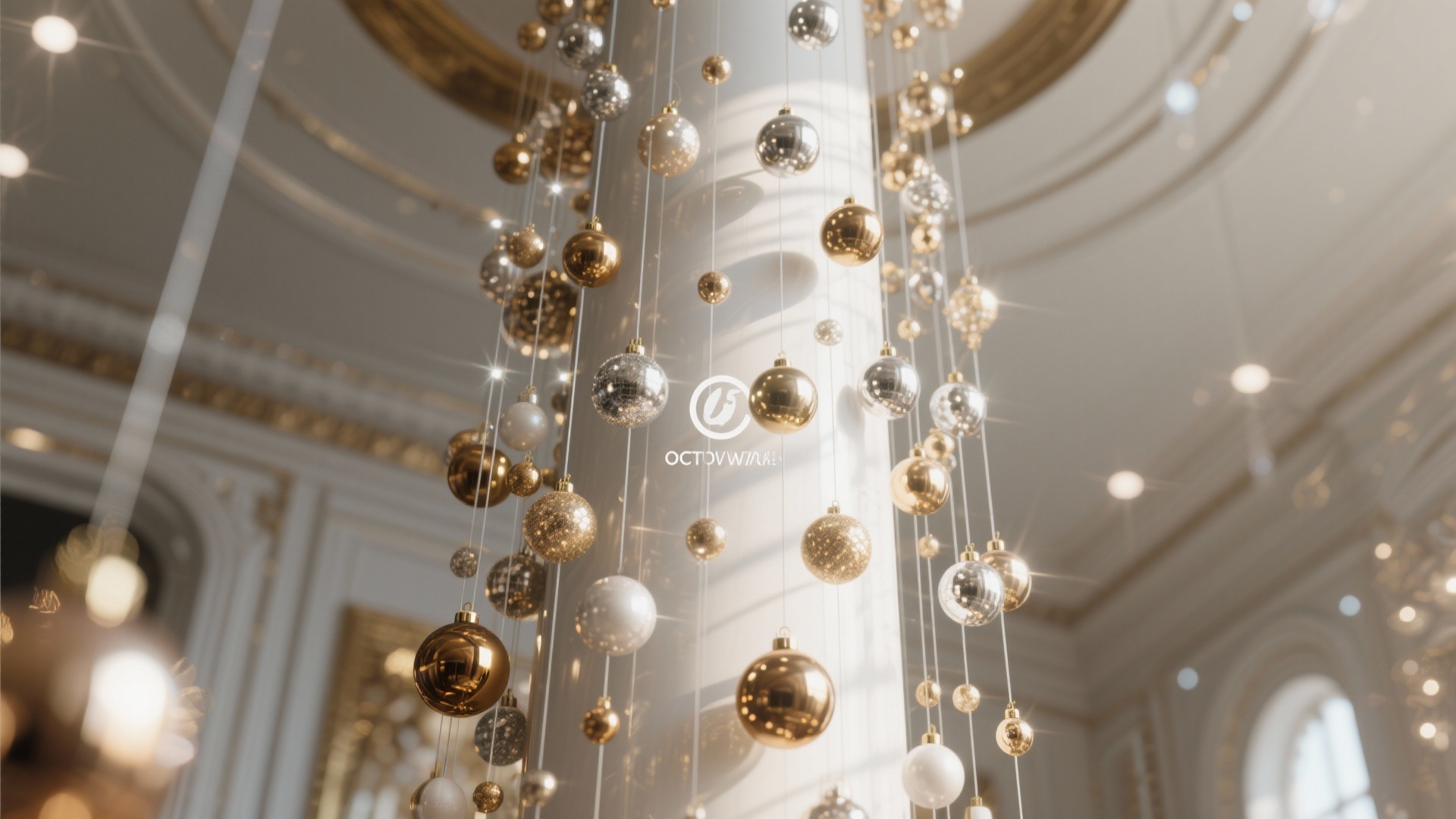 Column Looks Empty? 10 Christmas Column Decorating Ideas