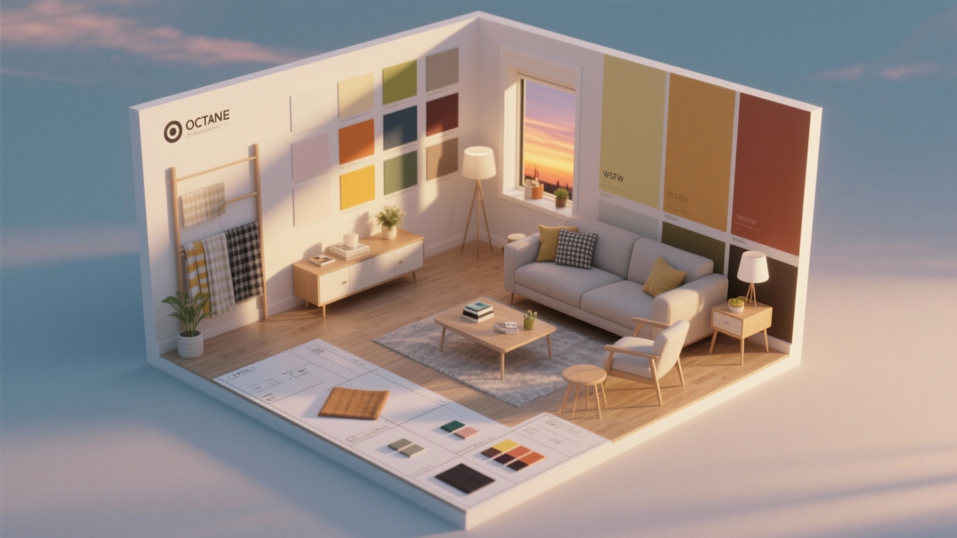 Coastal Paint Colors for Living Room — 5 Ideas