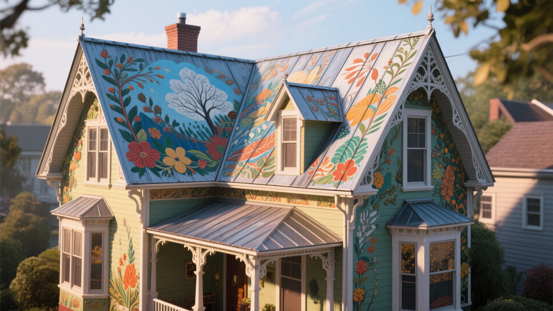 Victorian Roof Feels Dull? 10 Victorian Metal Roof Ideas