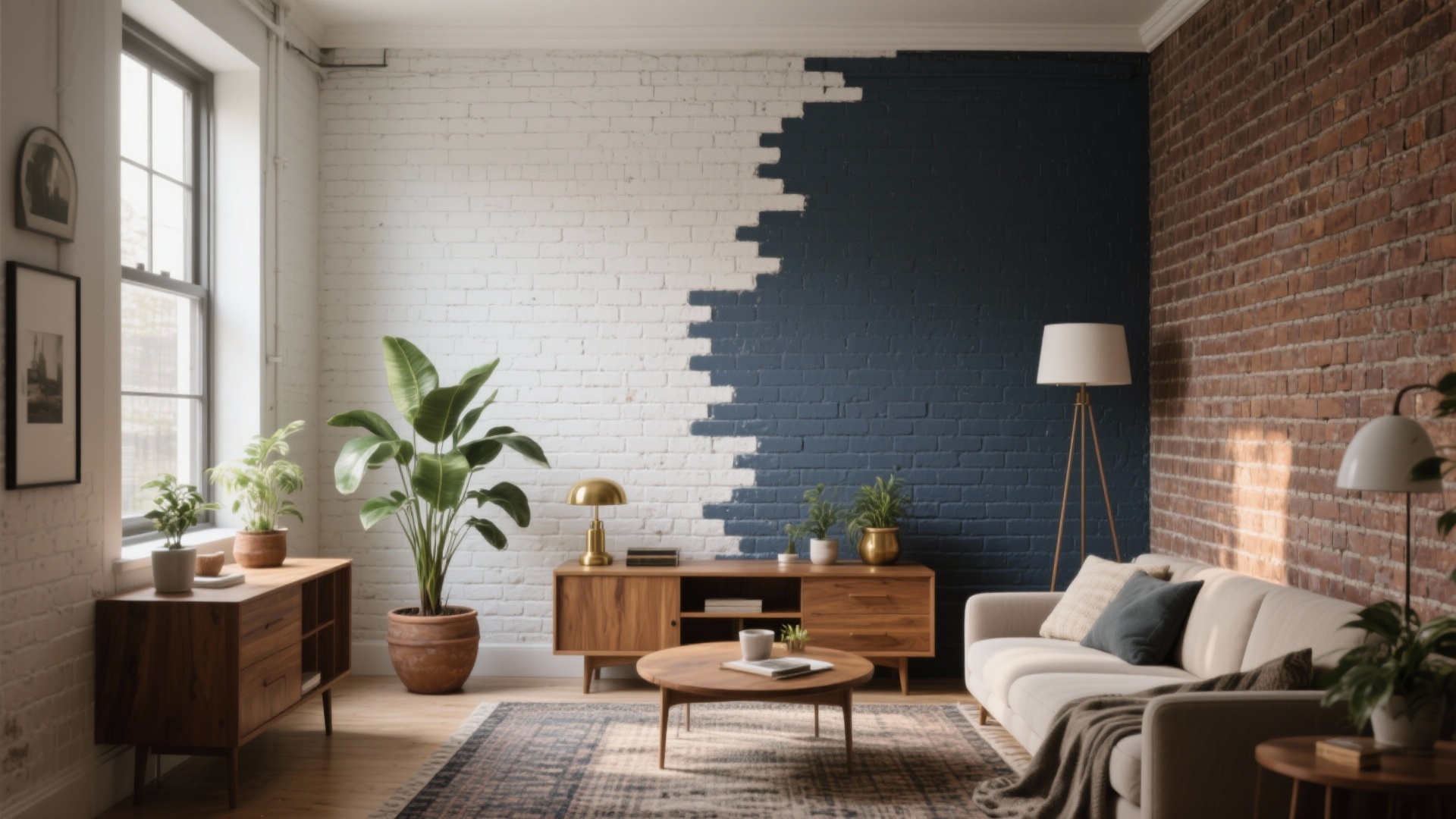 5 Painted Brick Wall Ideas for Small Spaces