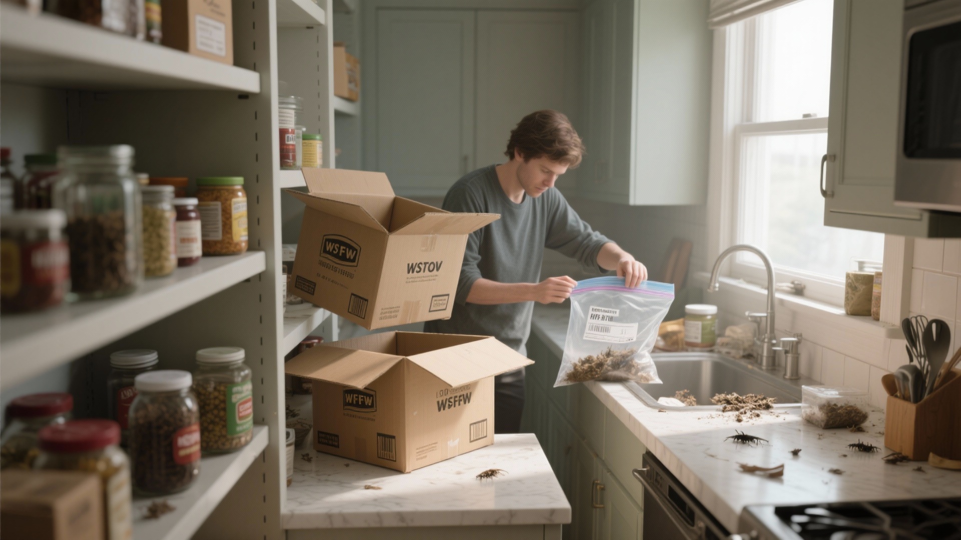 Small white bugs in kitchen - 5 fixes I Use