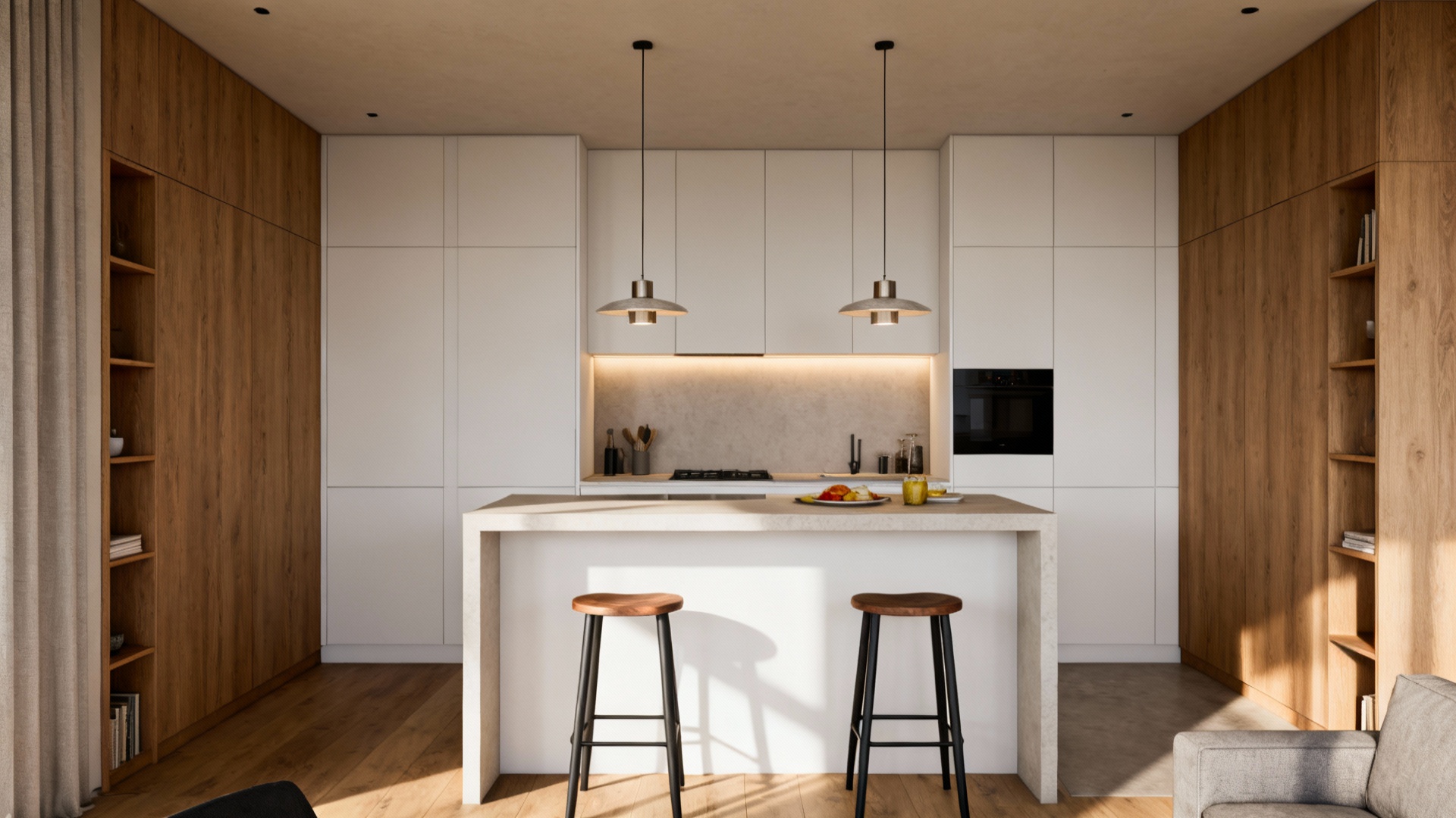 Open Wall Between Kitchen and Living Room — 5 Ideas