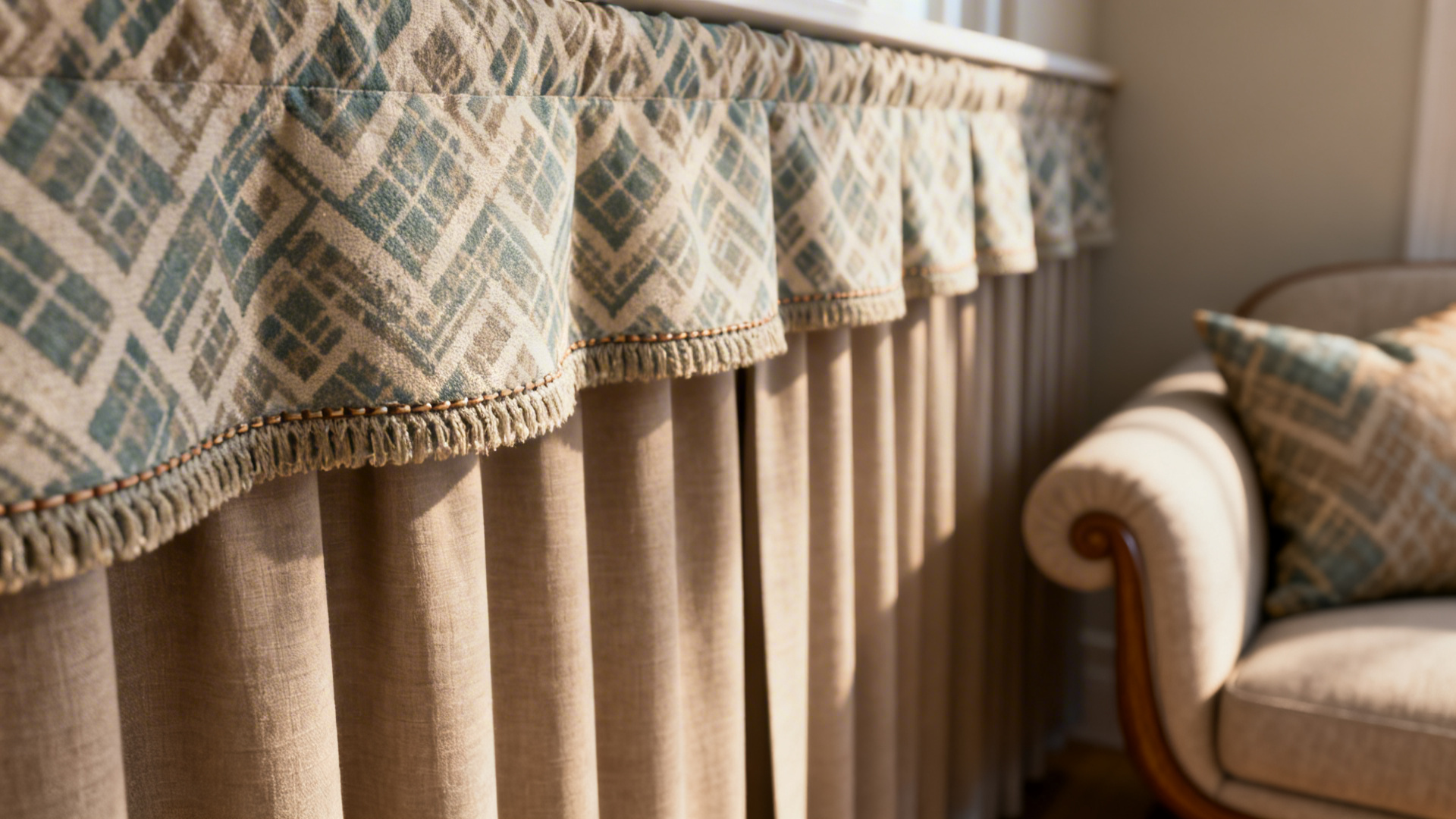 Curtains with Valance: 5 Living Room Ideas