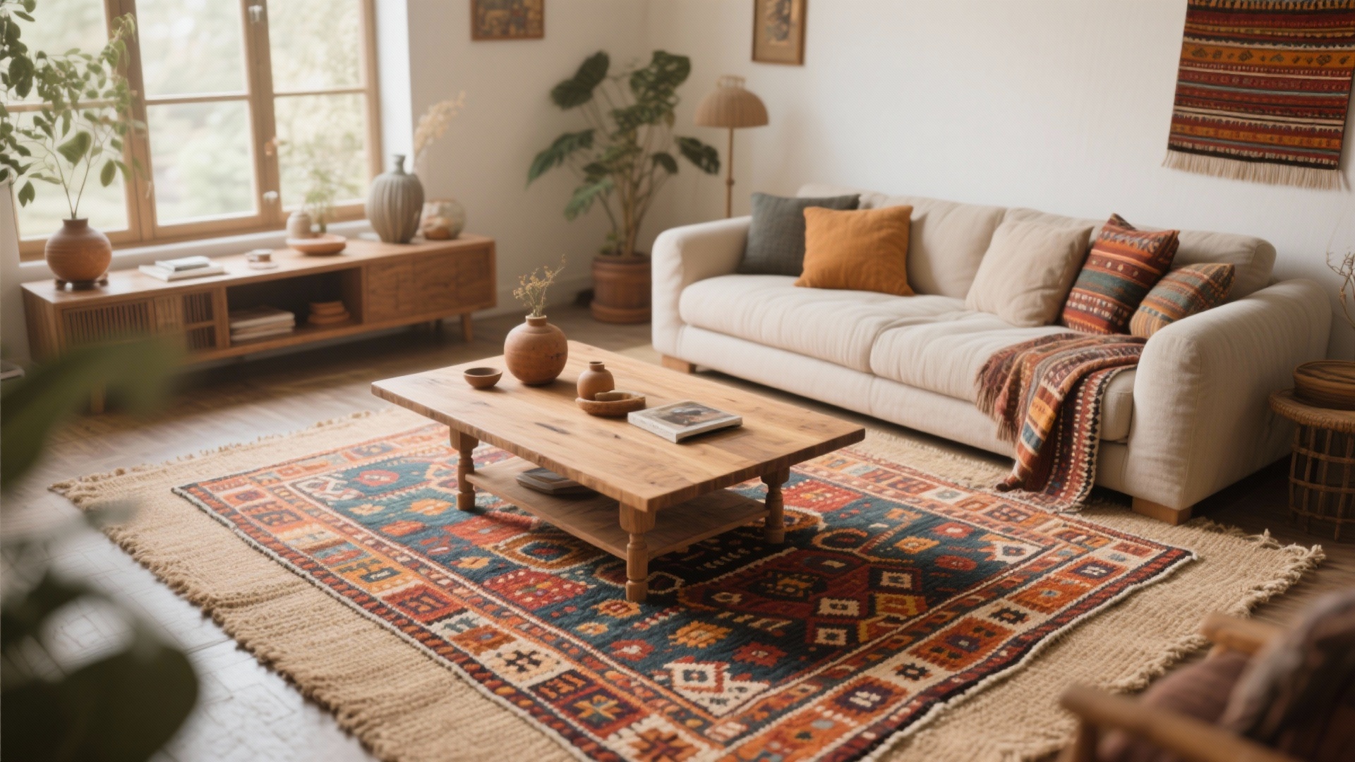 10 Layering Rugs Living Room Ideas