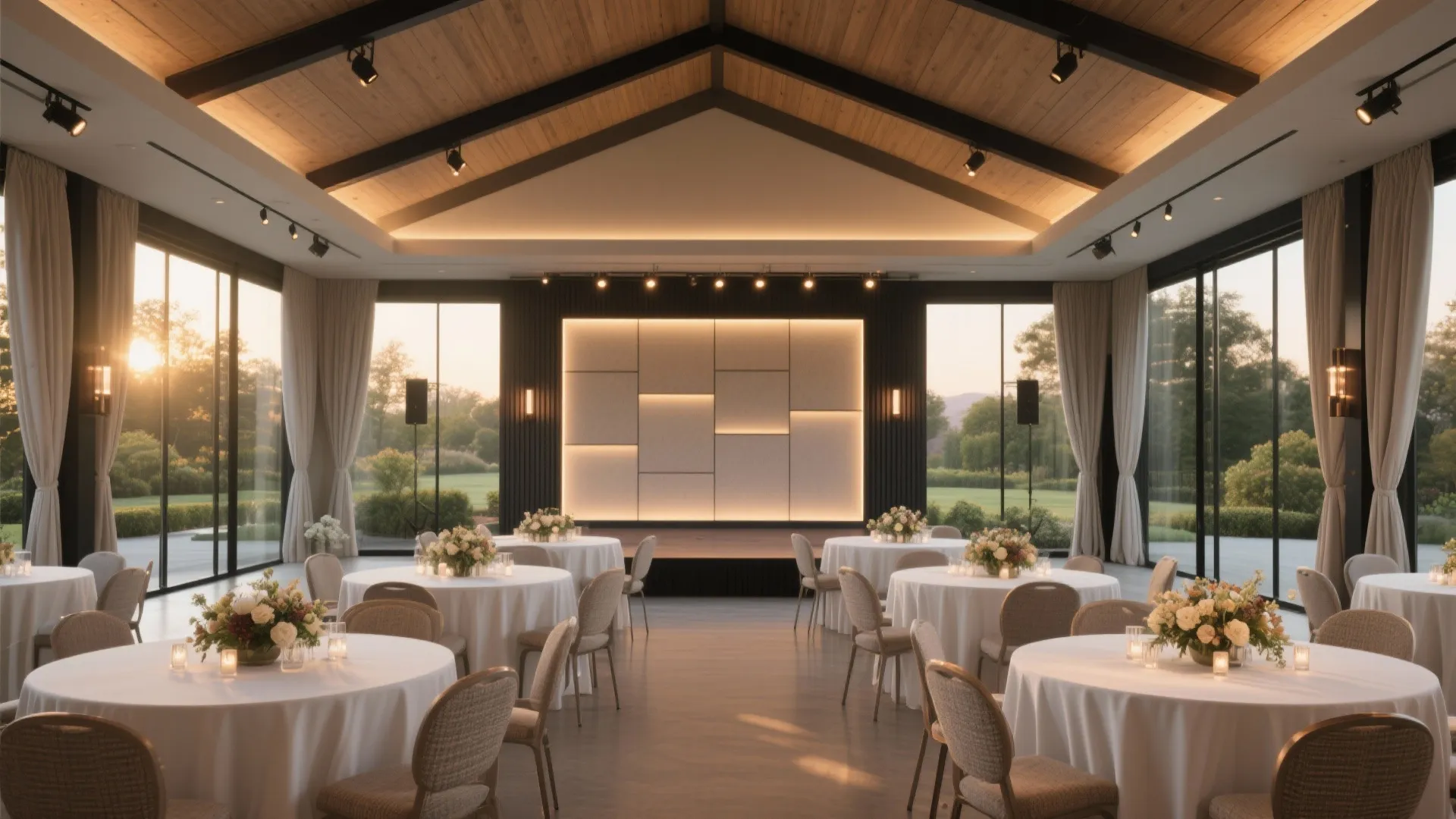 Pavilion Banquet Hall Feels Echoey or Dark? Design Fixes