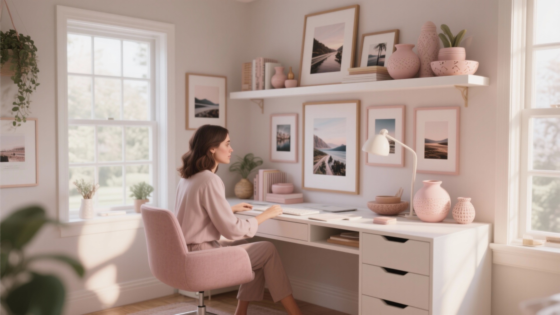 Home Office Feels Boring? 10 Women's Office Ideas