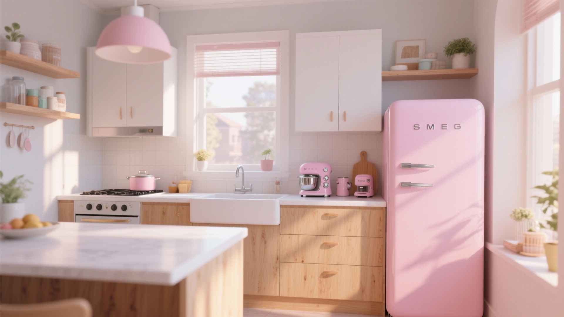 10 Pink Kitchen Ideas for Small Spaces