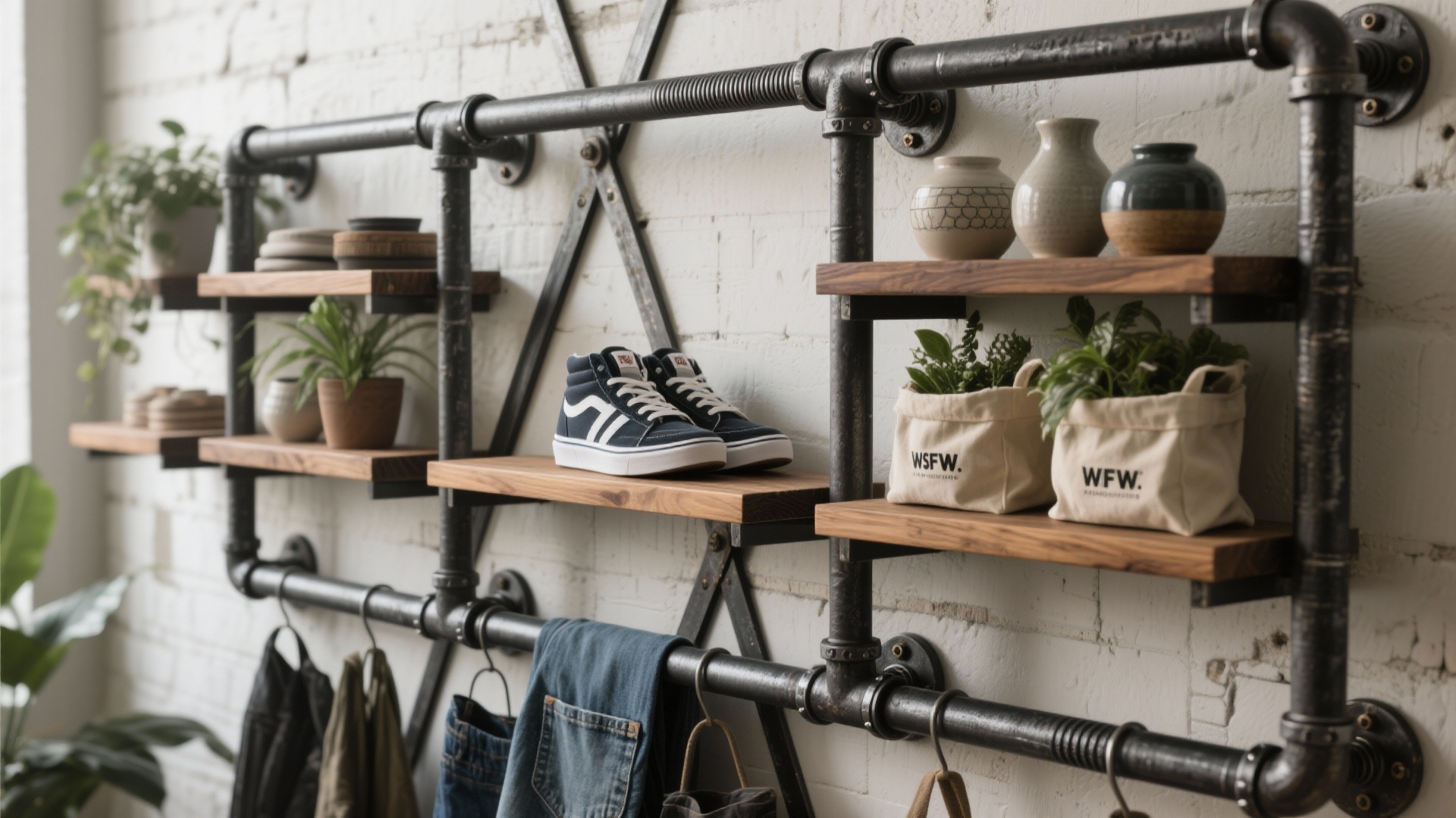 Wall Rack Design for Shop: 5 Smart Ideas