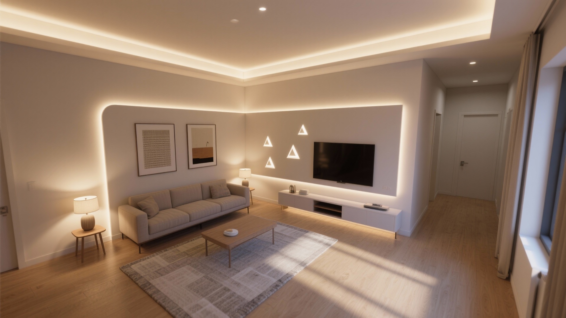 Ceiling Interior Design for Living Room: 5 Ideas