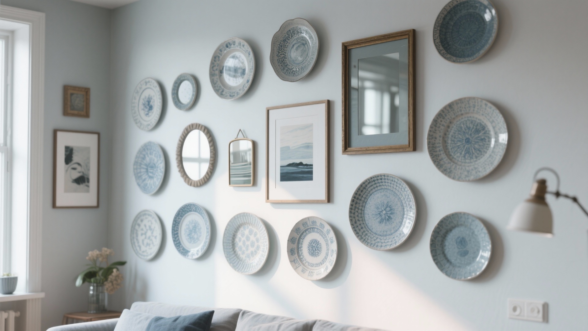Plate Wall Design Looks Messy? 5 Layout Ideas That Work