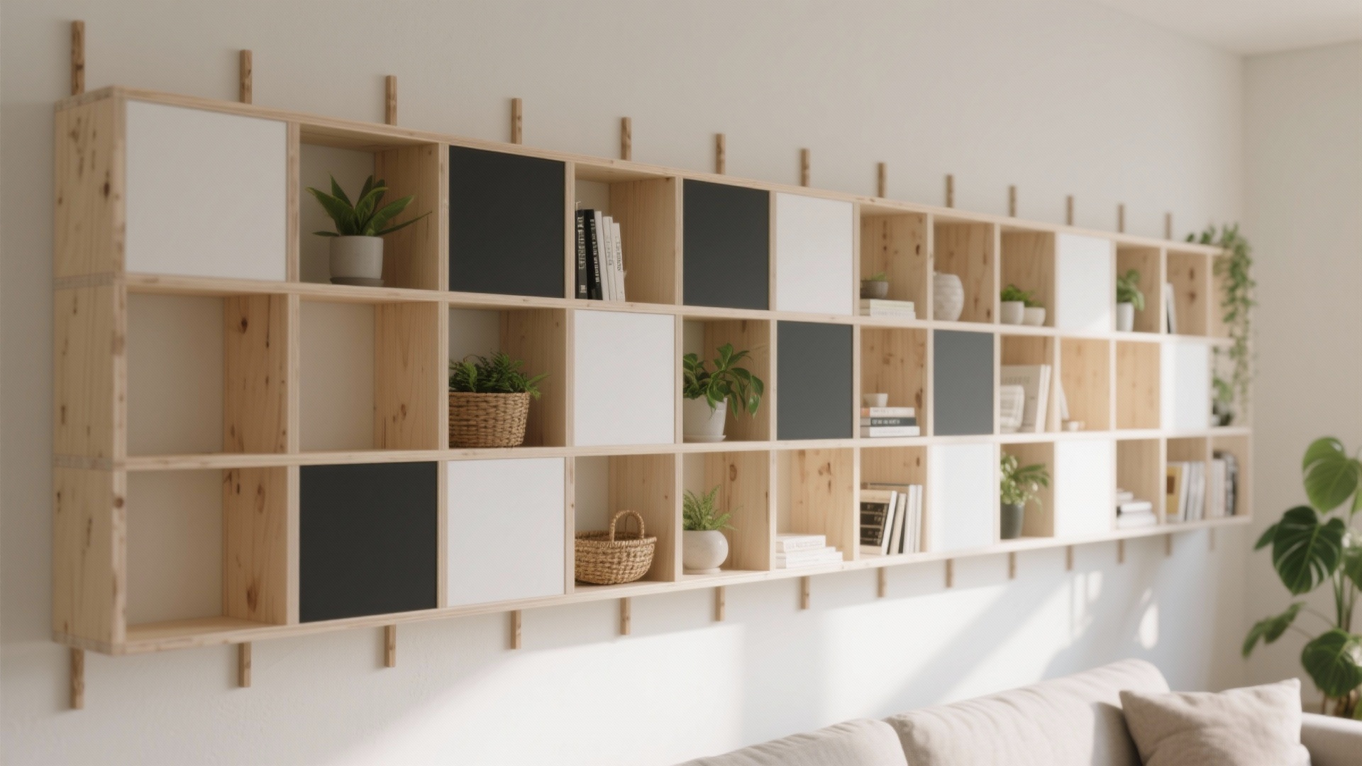 Plywood Wall Shelf Design: 5 Smart Ideas
