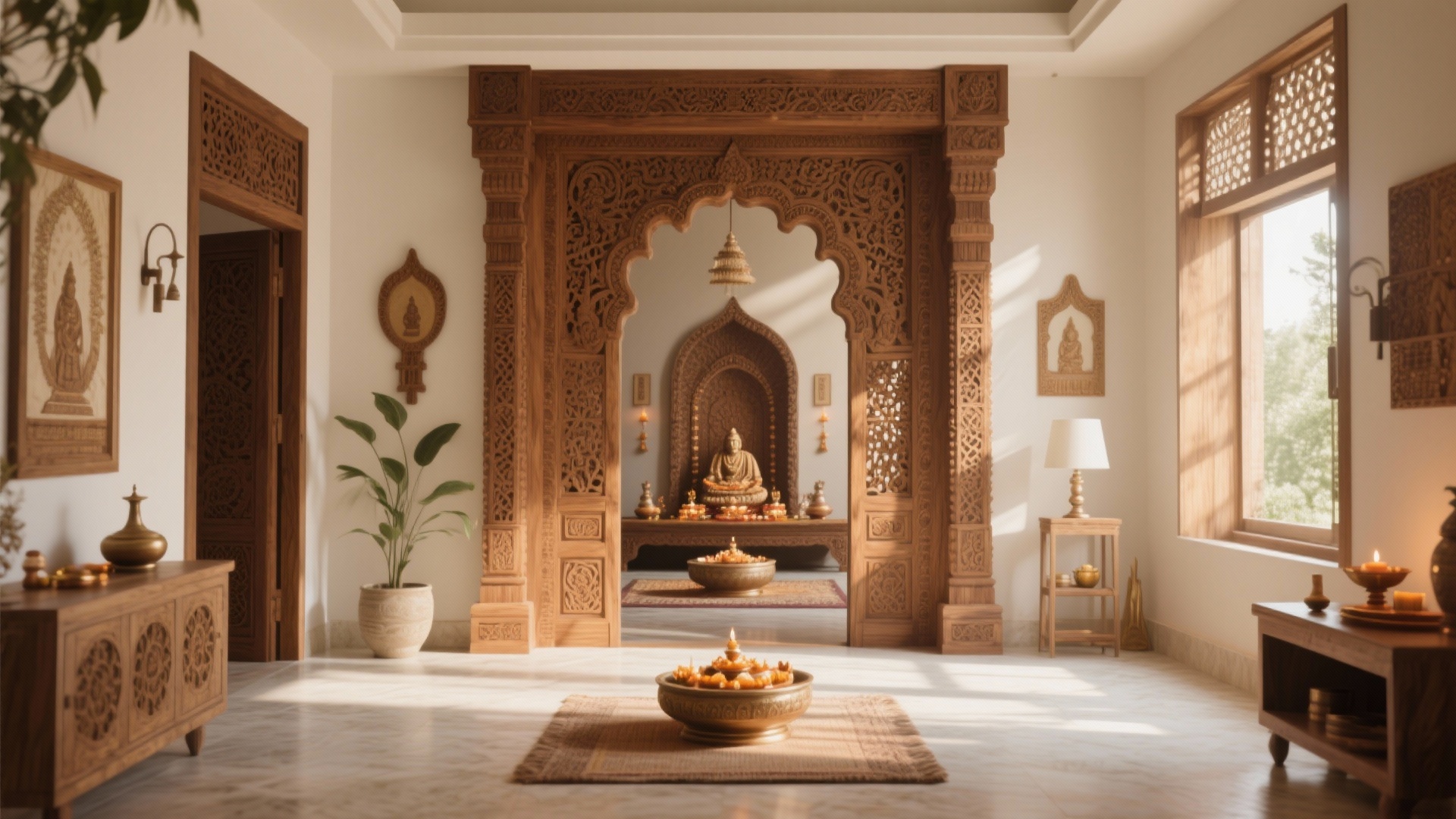 5 Pooja Room Door Design Ideas with Photos